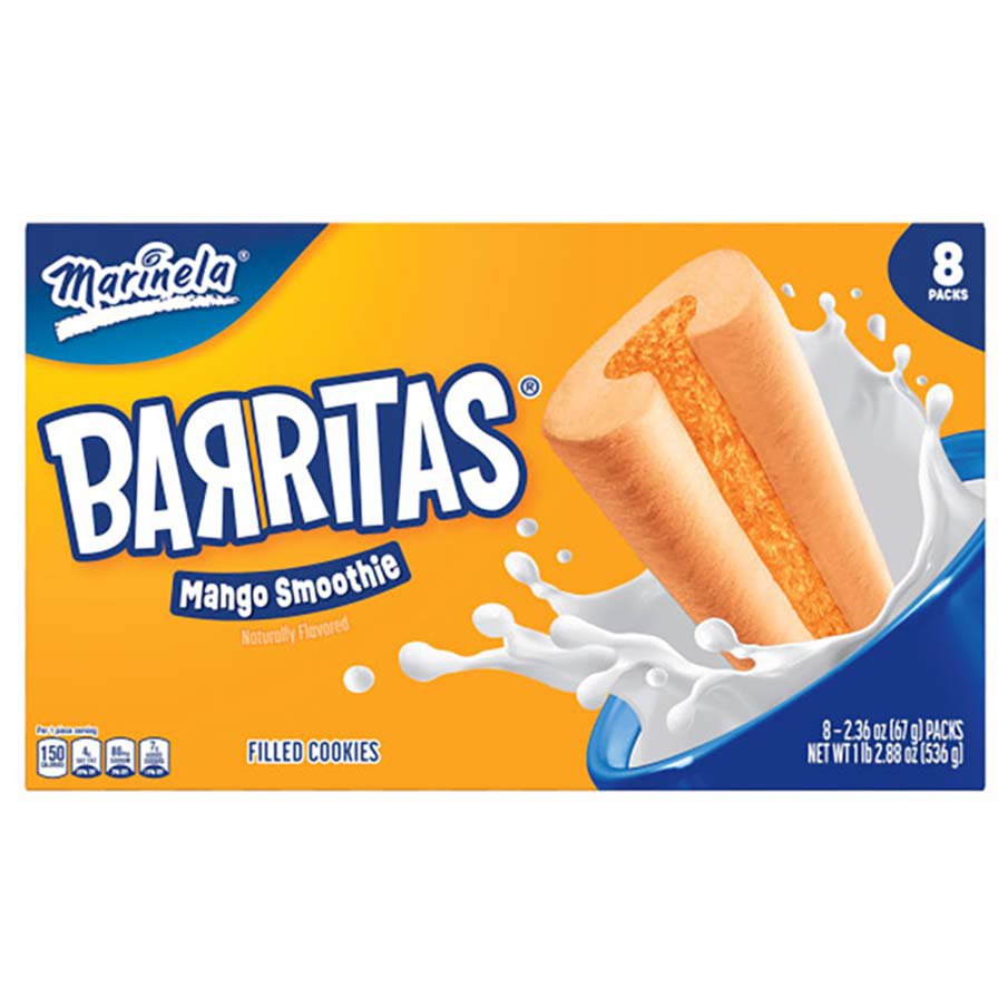 Marinela Barritas Filled Cookies - Mango Smoothie - Shop Cookies at H-E-B