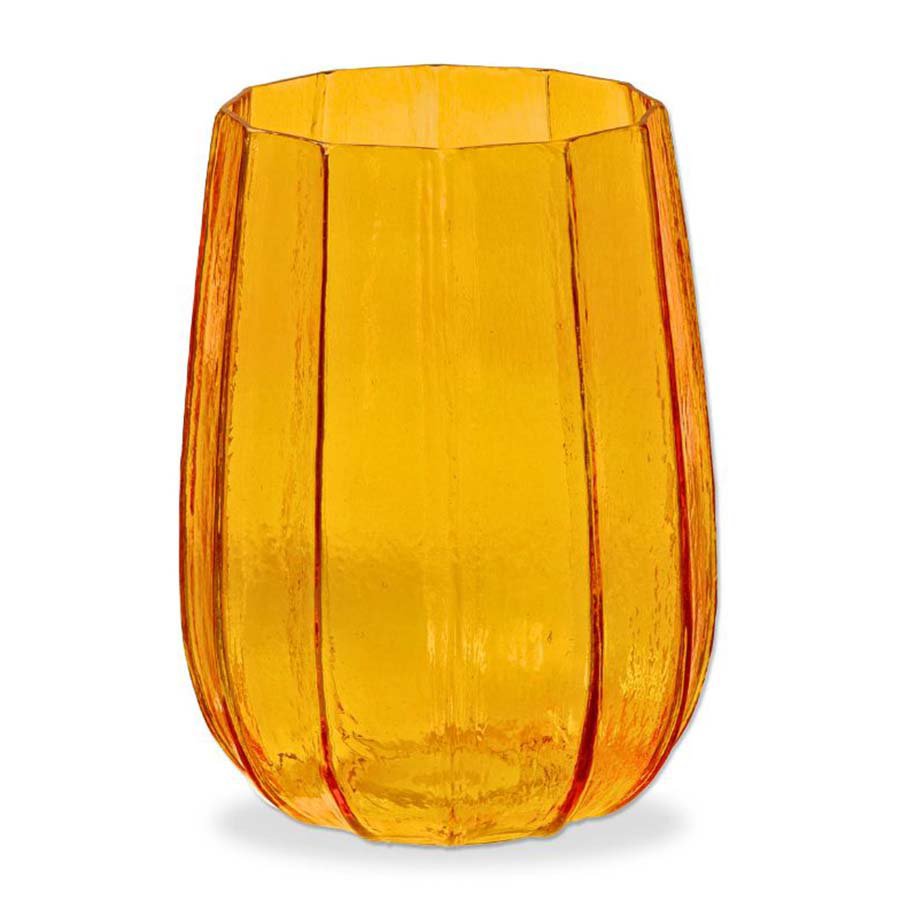 tag Small Fluted Vase - Orange - Shop Seasonal decor at H-E-B
