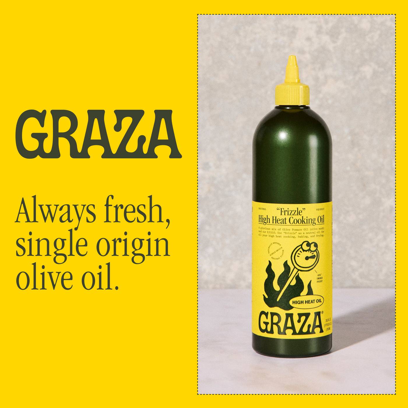 Graza Frizzle High Heat Cooking Oil - Shop Oils at H-E-B