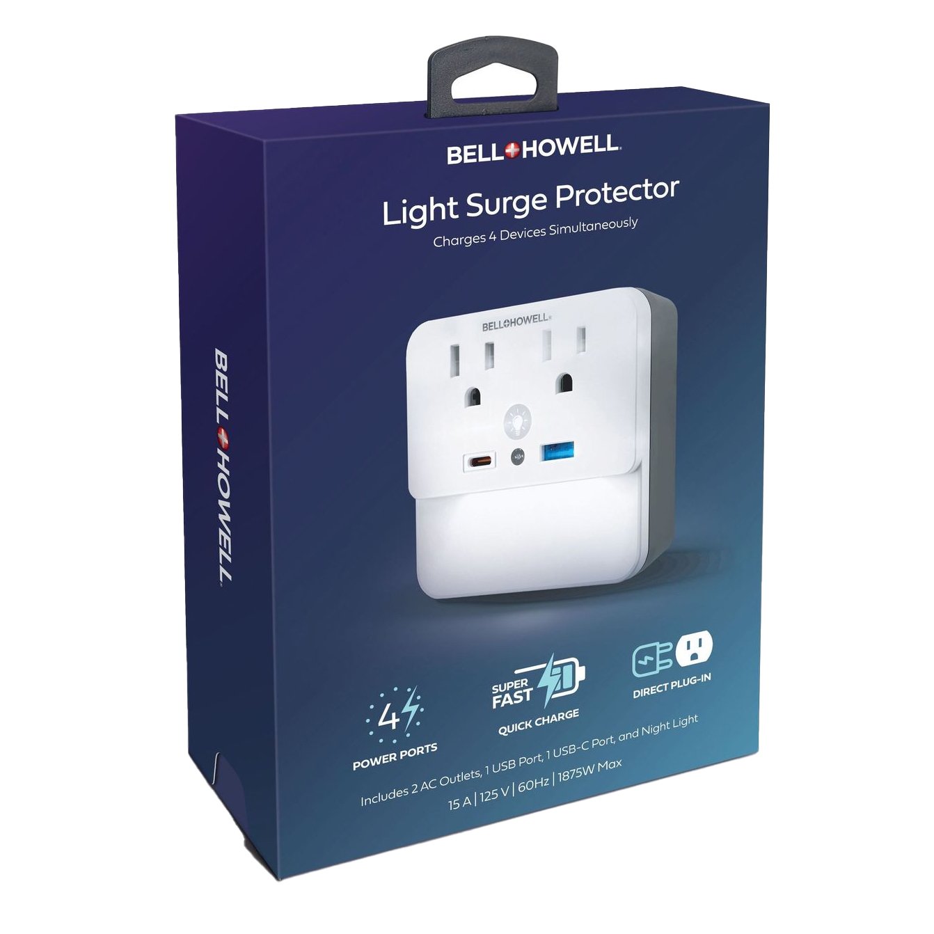 Bell & Howell Light Surge Protector - Shop Lamps & lights at H-E-B