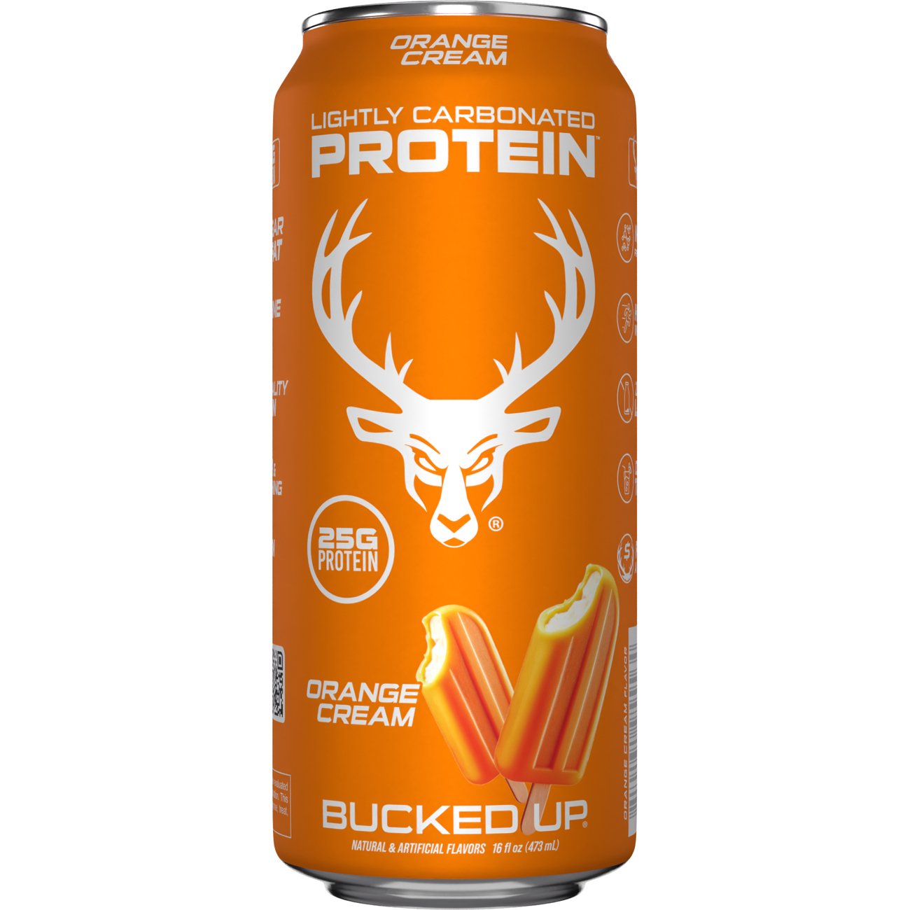 Bucked Up Clear Lightly Carbonated 25g Protein Drink - Orange Cream ...