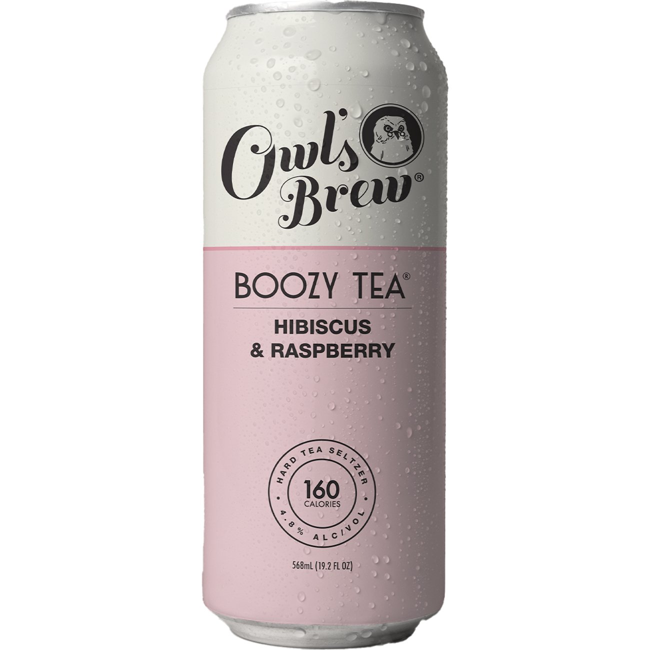 Owl's Brew Hibiscus & Raspberry Hard Boozy Tea Can - Shop Malt ...