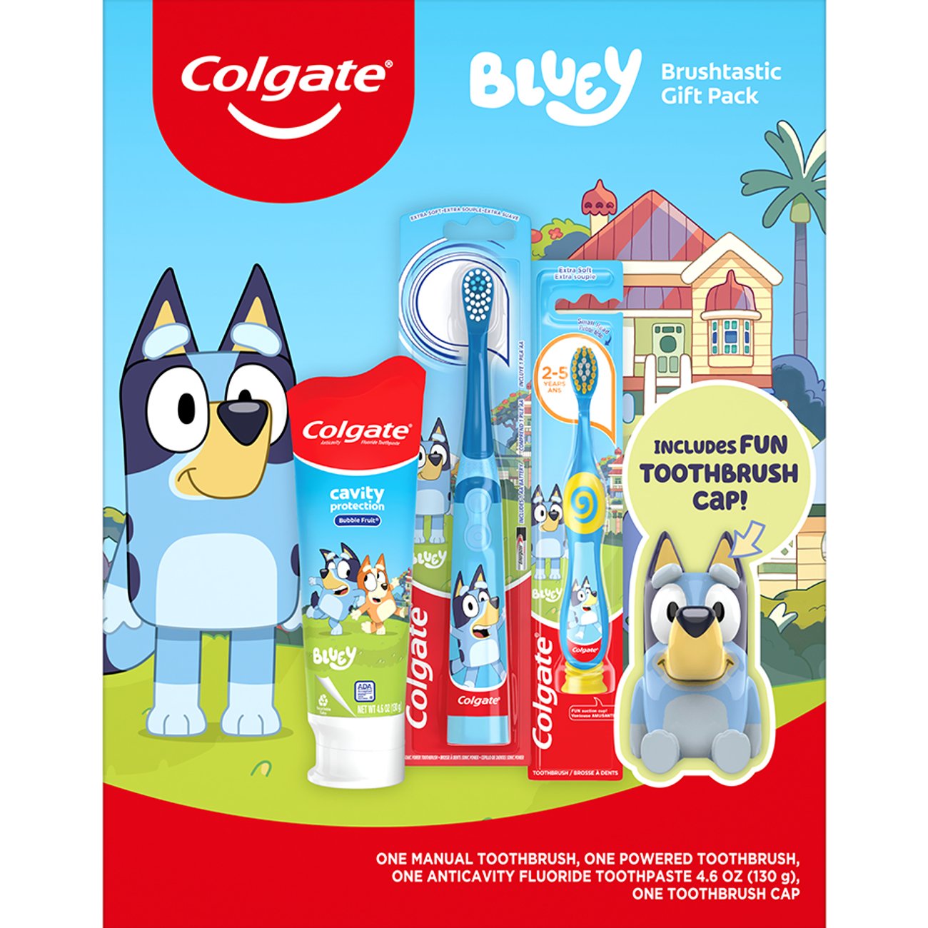 Colgate Bluey Toothbrush & Toothpaste Brushtastic Gift Set - Shop ...