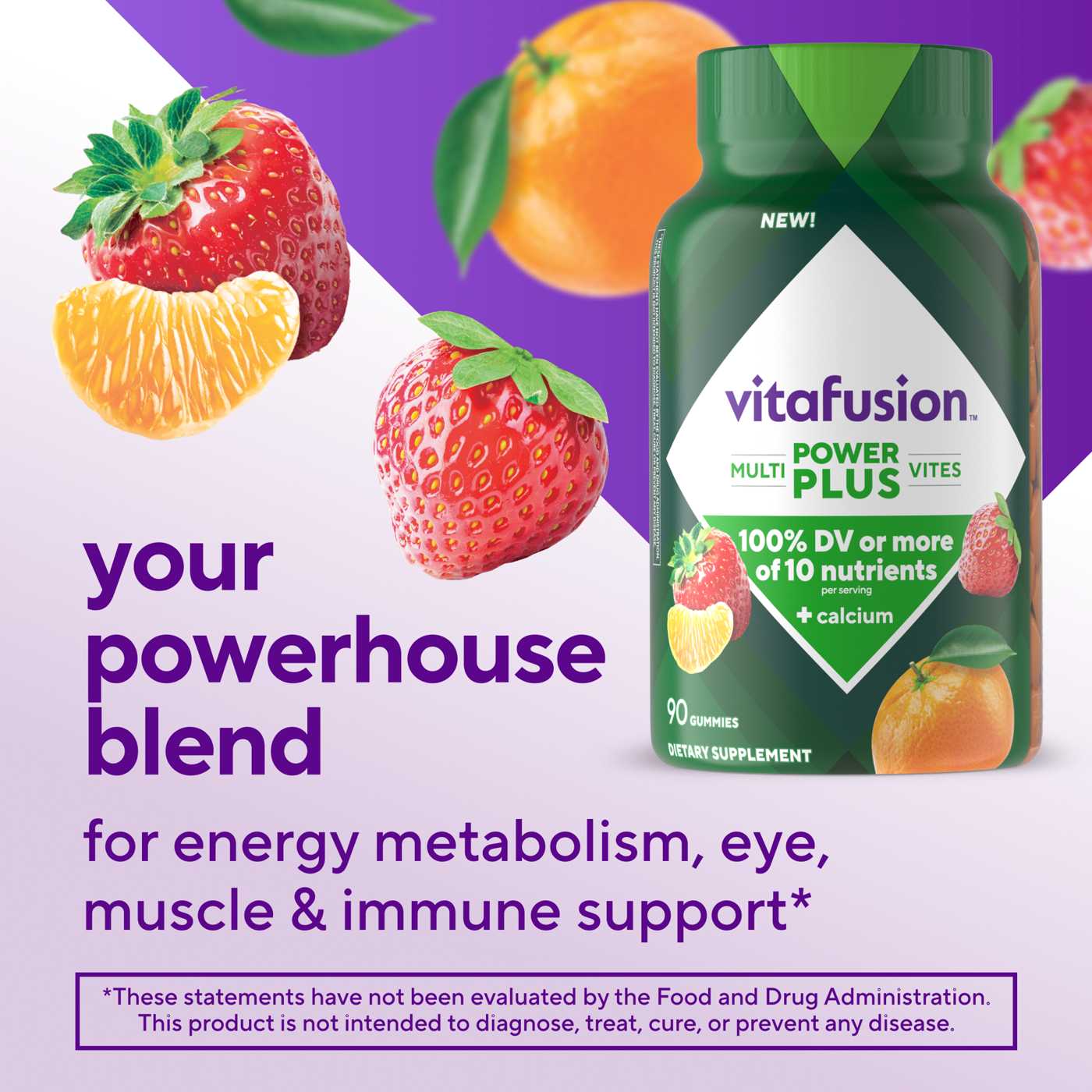 Vitafusion Multivitamin with Calcium Power Plus Gummies - Shop ...