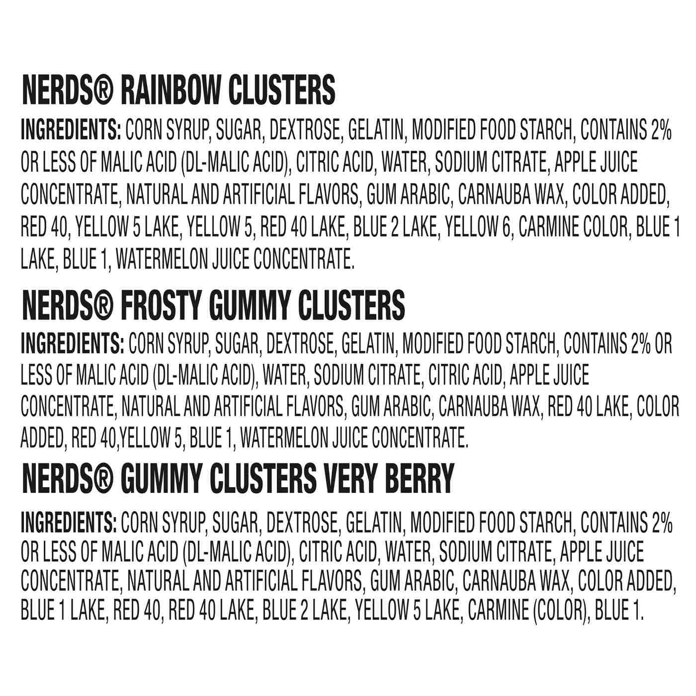 Nerds Assorted Gummy Clusters Christmas Candy - Shop Candy at H-E-B