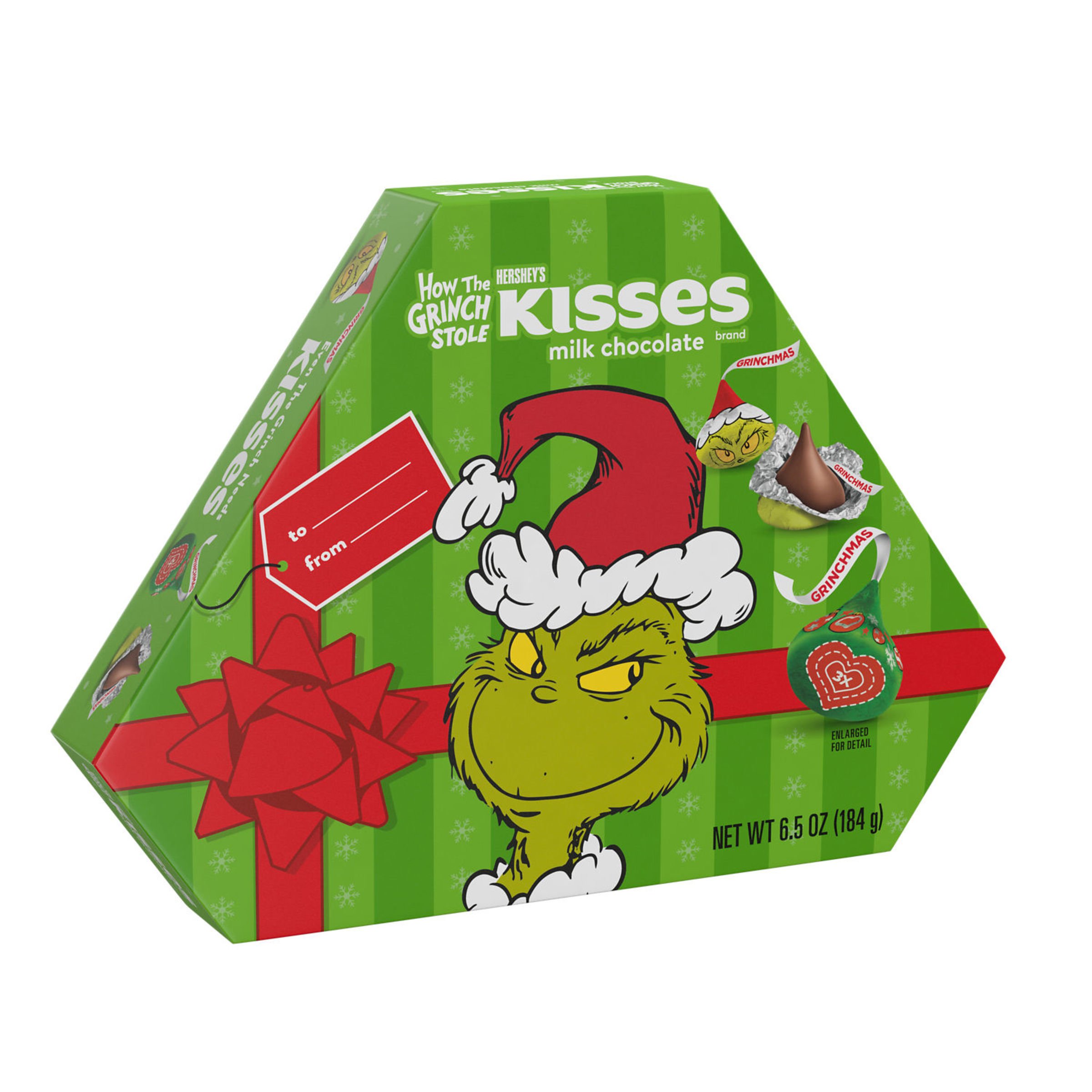 Hershey's Kisses Grinch Milk Chocolate Christmas Candy Gift Box - Shop ...