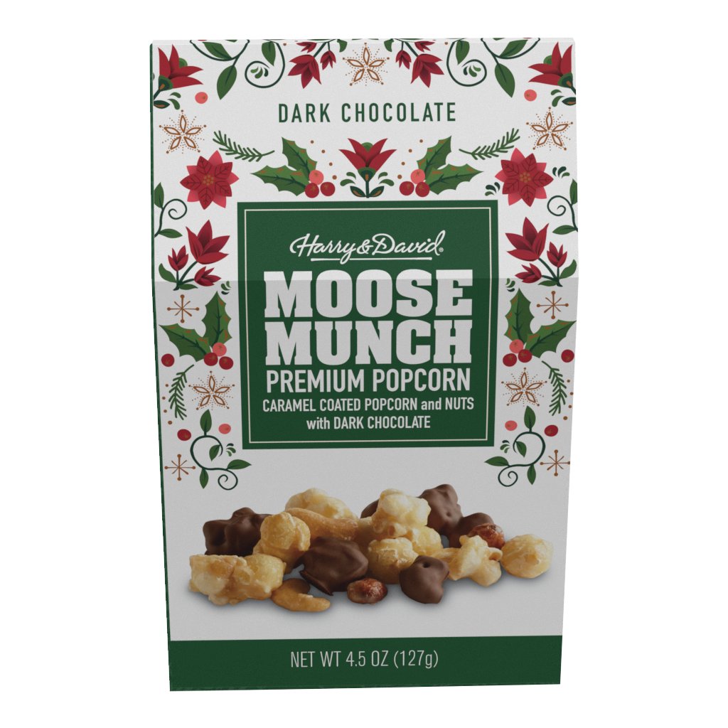 Harry & David Moose Munch Dark Chocolate & Caramel Coated Premium ...