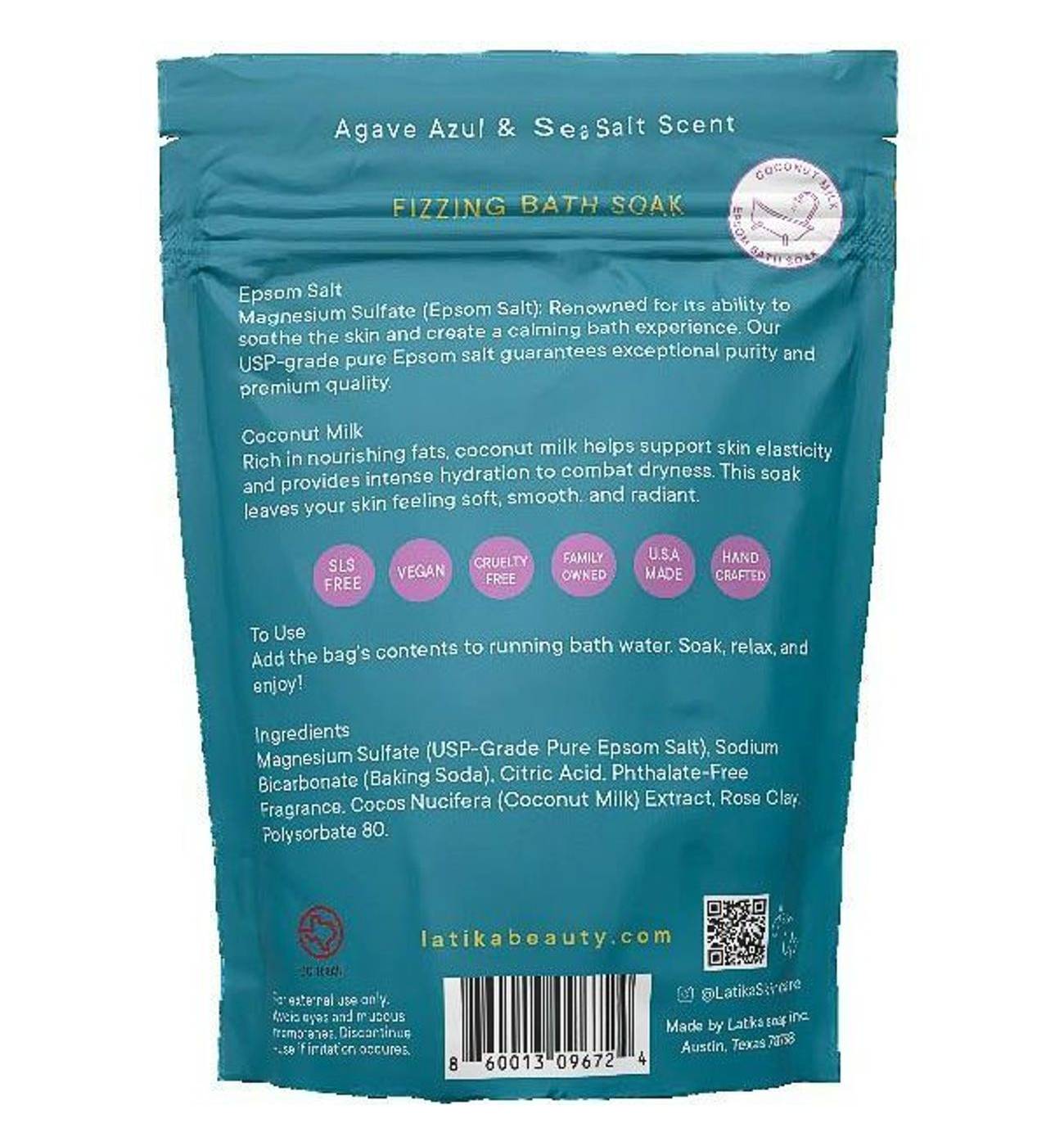 Latika Body Essentials Day of the Dead Bath Soak - Agave Azul & Sea ...
