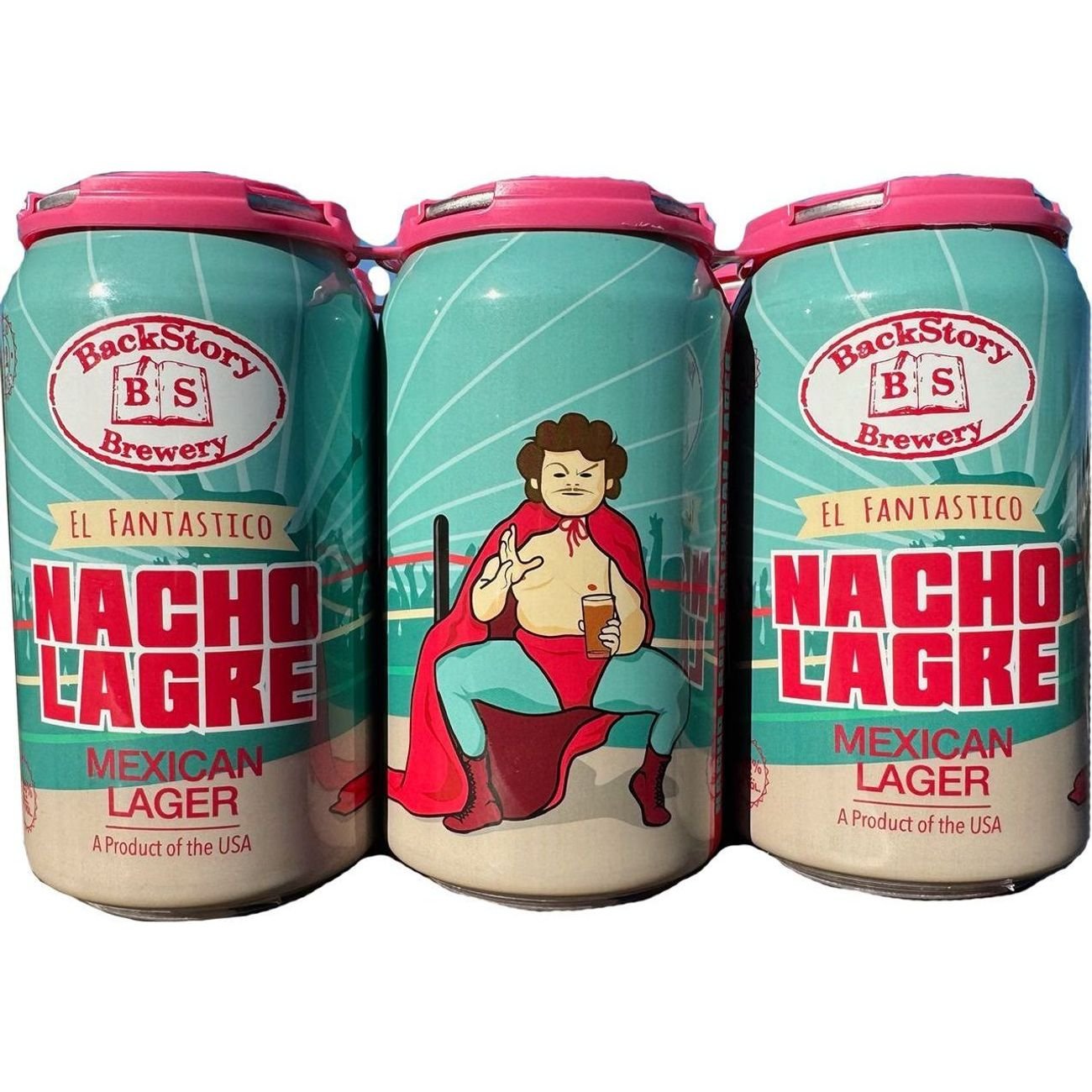 Backstory Brewery Nacho Lagre Mexican Lager Craft Beer 6 pk Cans - Shop ...