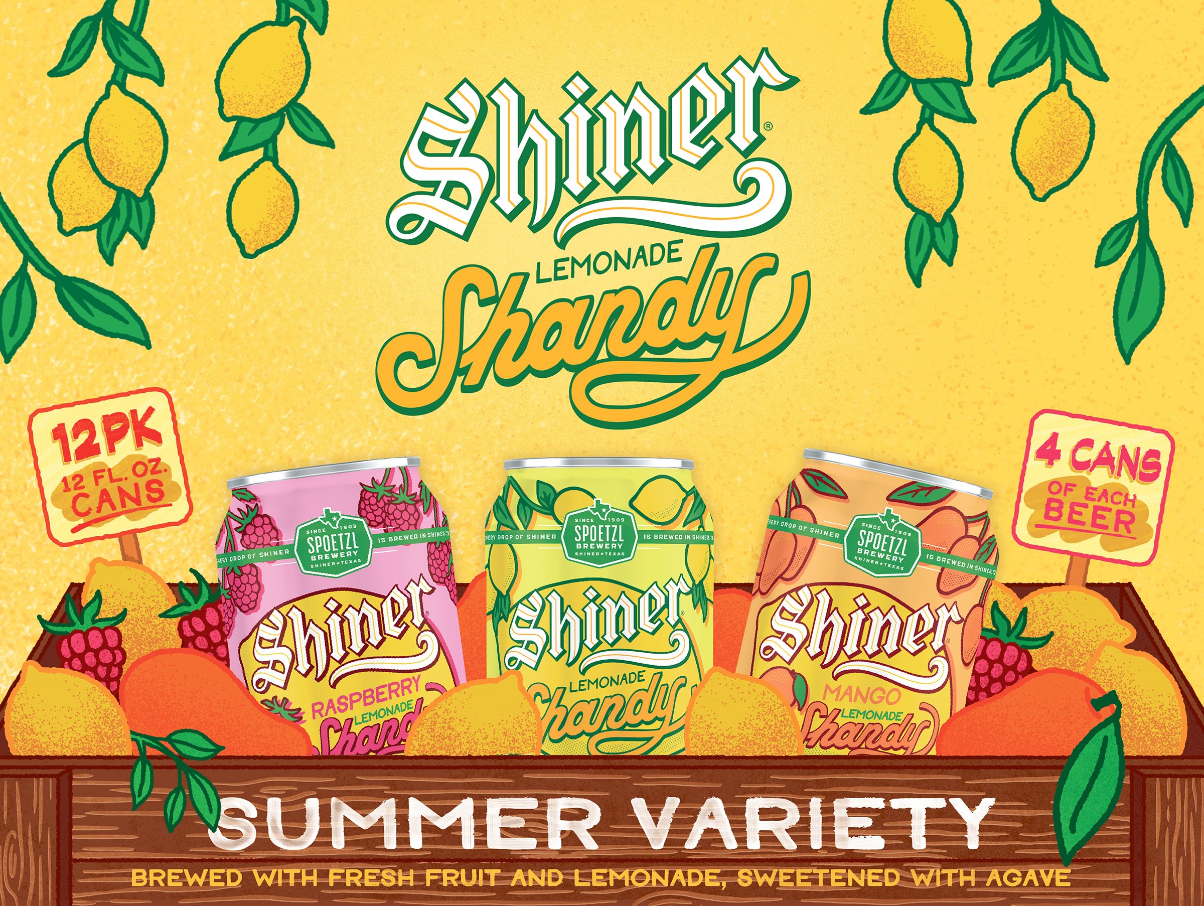Shiner Shady Summer Variety 12 pk Cans - Shop Beer at H-E-B