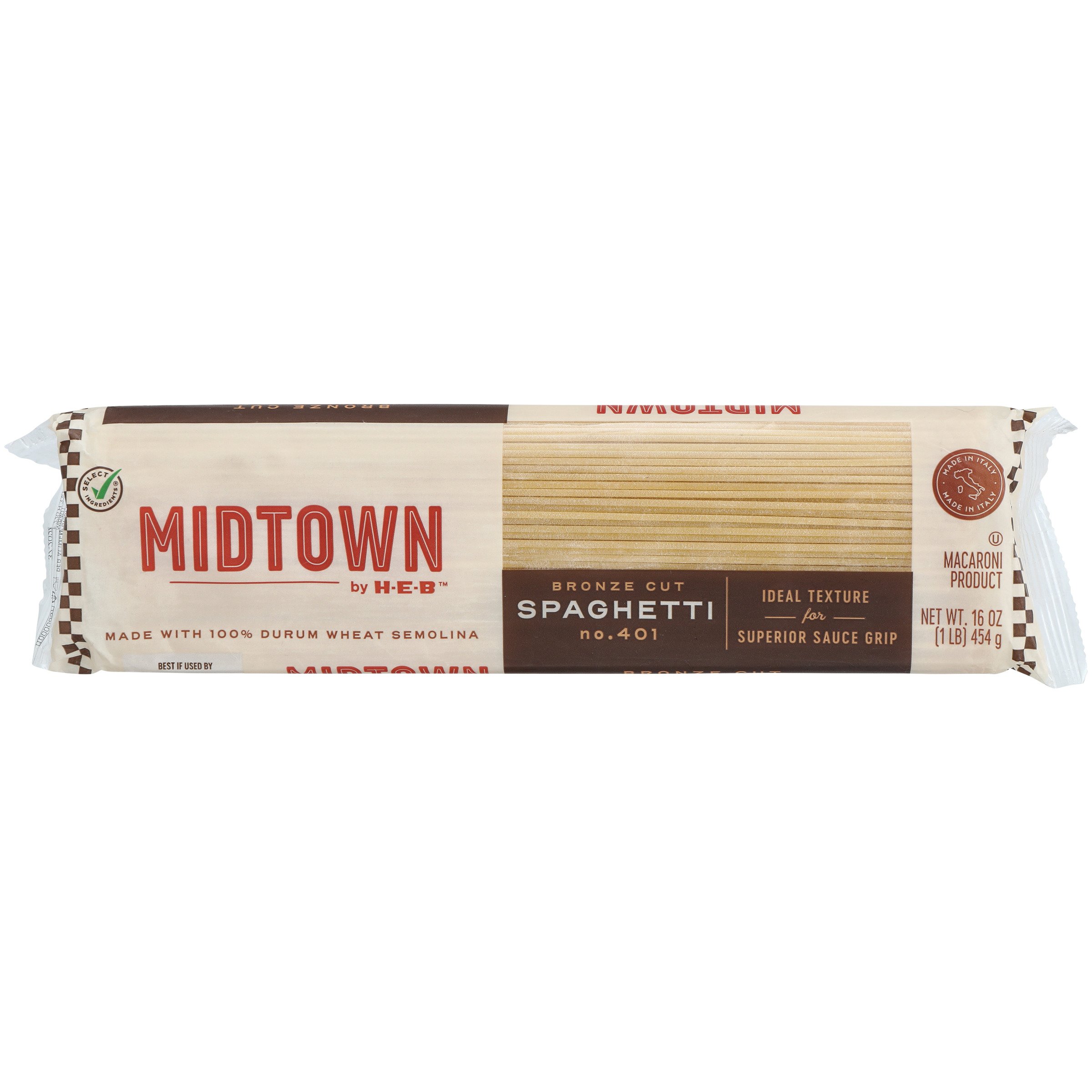 Midtown by H-E-B Bronze Cut Spaghetti - Shop Pasta at H-E-B