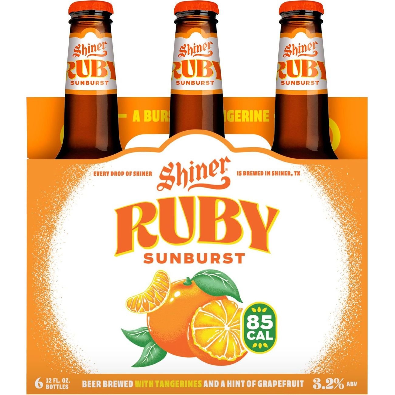 Shiner Ruby Sunburst Citrus Craft Beer 6 pk Bottles - Shop Beer at H-E-B