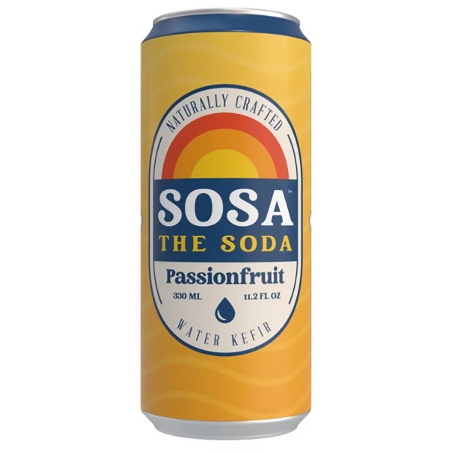 Sosa The Soda Passionfruit Water Kefir, 11.2 oz | Central Market ...