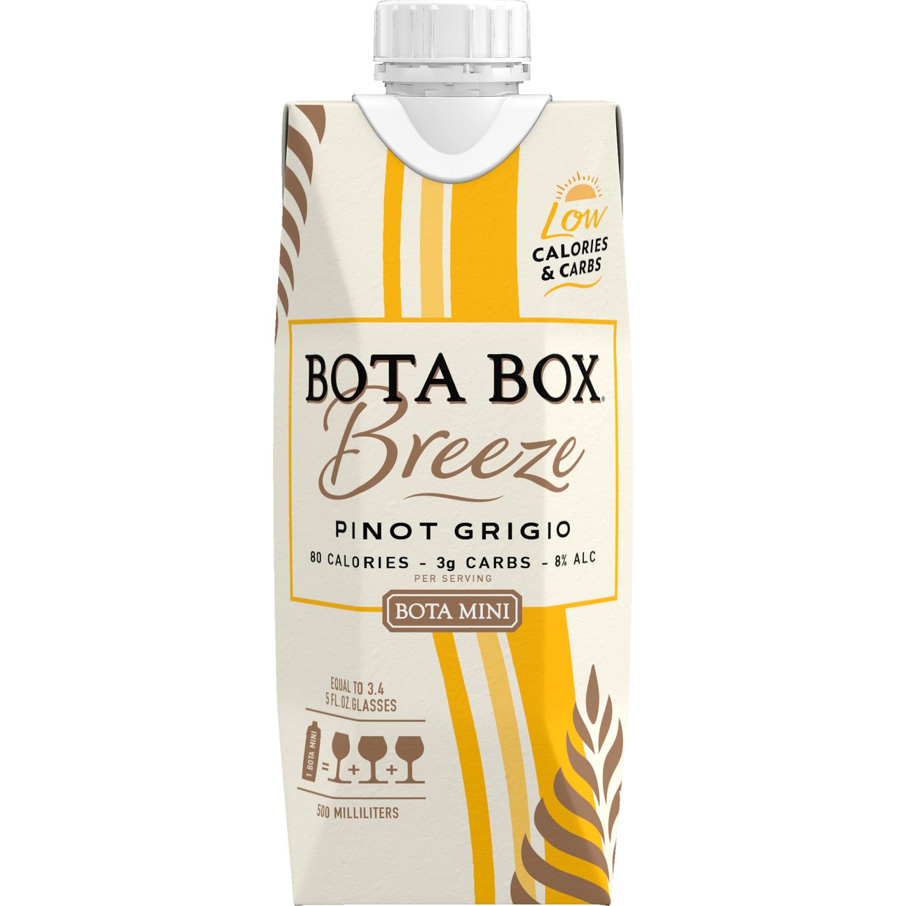 Bota Box Breeze Pinot Grigio California White Wine - Shop Wine at H-E-B