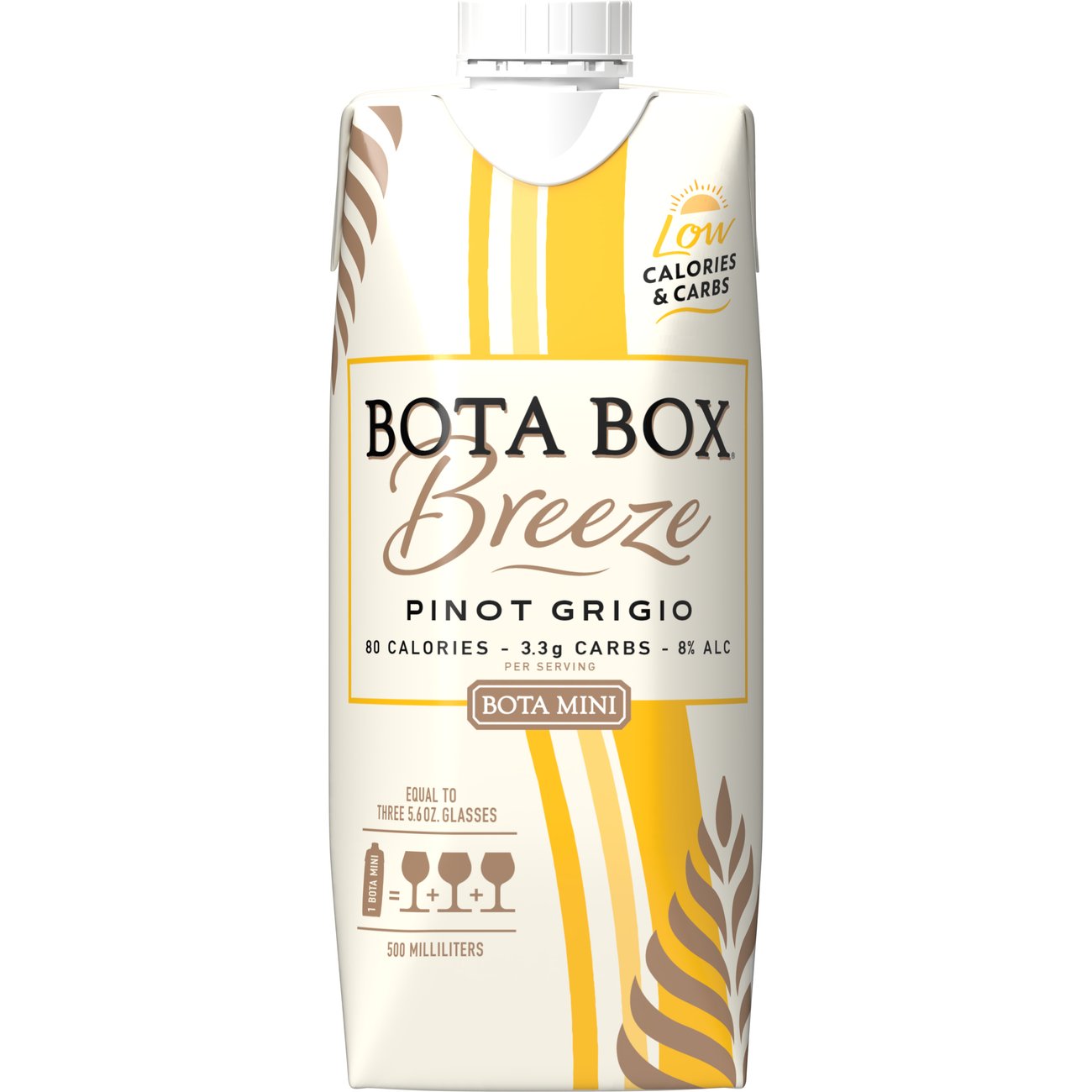 Bota Box Breeze Pinot Grigio California White Wine - Shop Wine at H-E-B