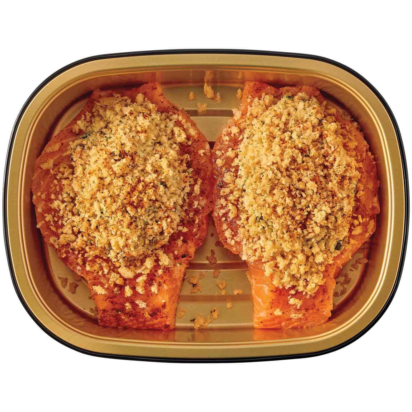 Meal Simple by H-E-B Creamy Poblano Stuffed Salmon - Shop Entrees ...