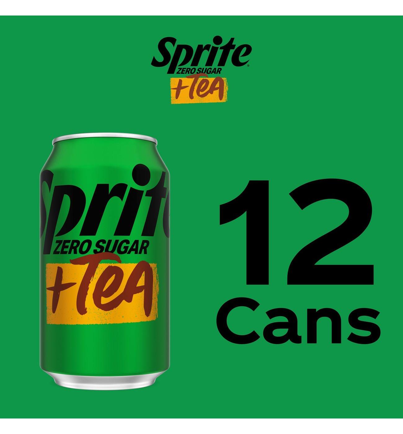 Sprite ZERO Sugar + Tea 12 pk Cans - Shop Soda at H-E-B