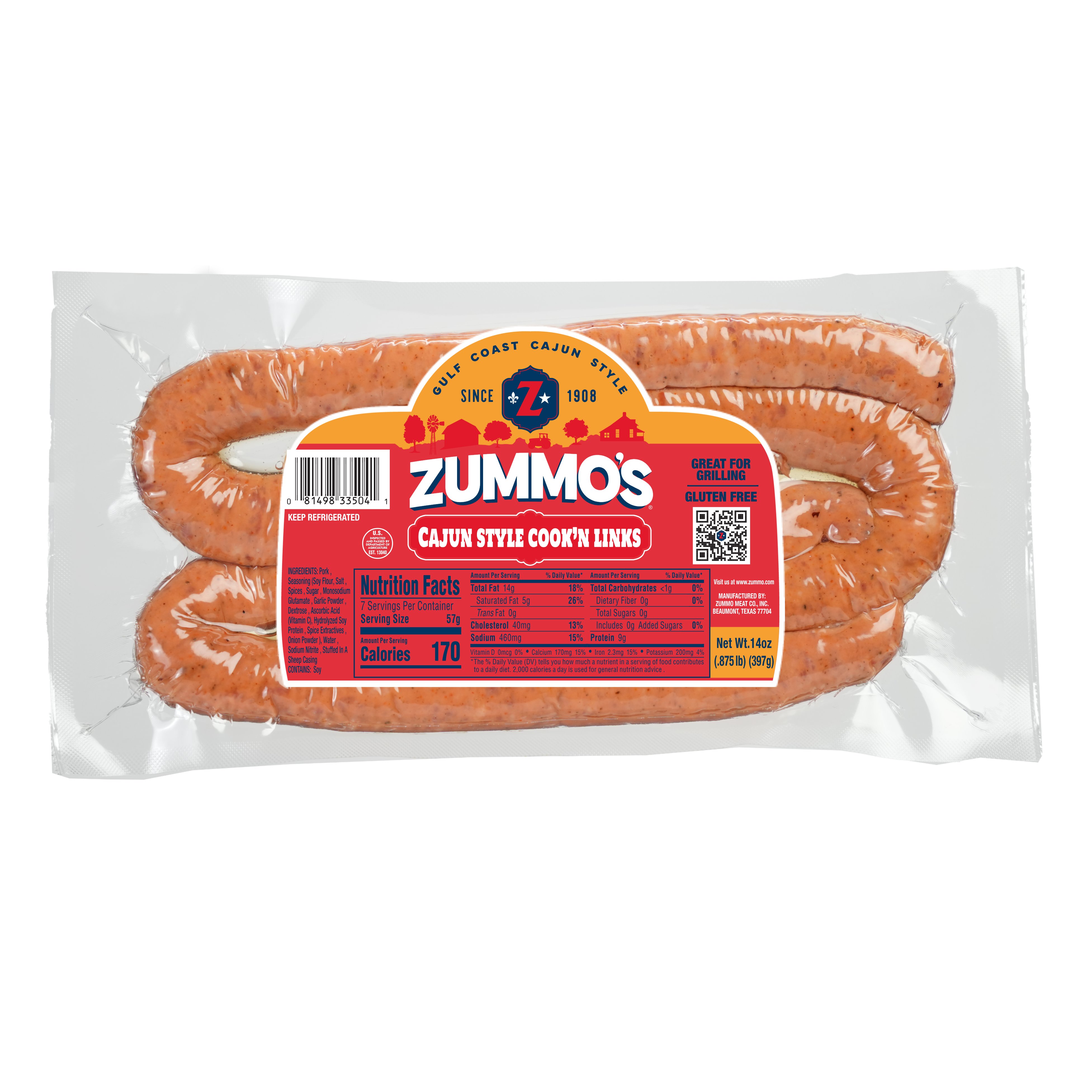 Zummo's Zummo's Cajun Style Cook'n Links - Shop Sausage at H-E-B