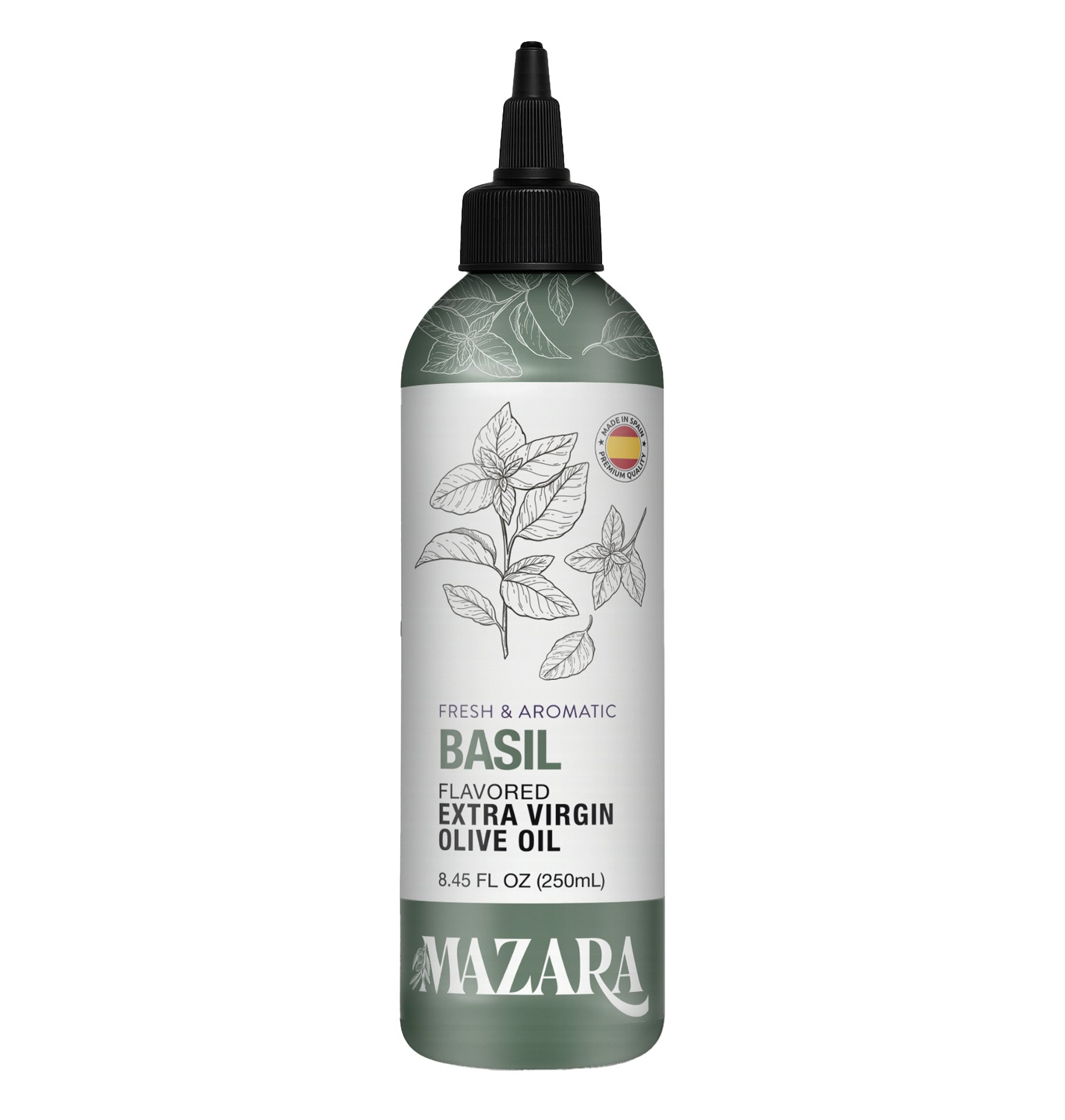 Mazara Extra Virgin Olive Oil Basil, 8.45 oz | Central Market - Really ...