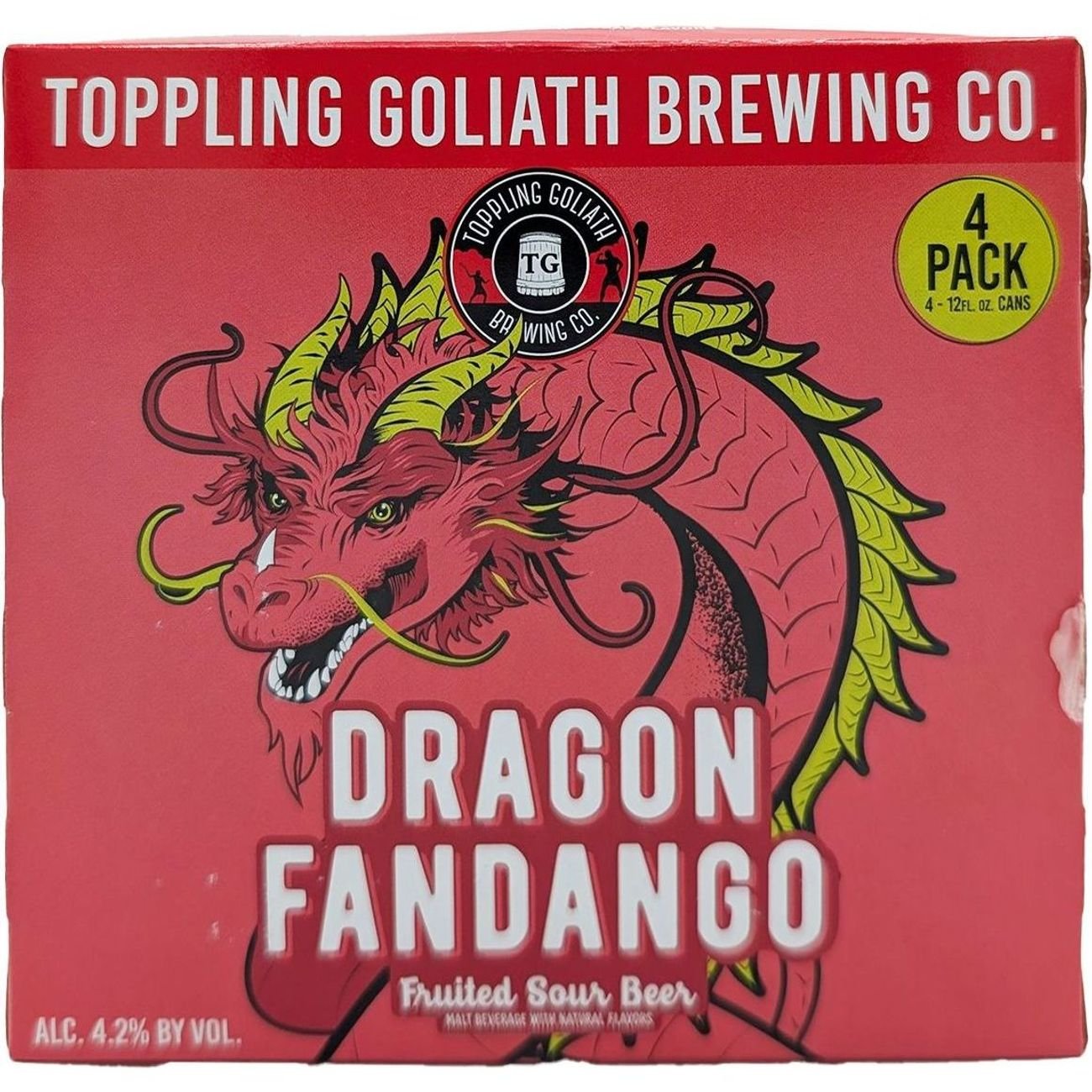 Toppling Goliath Brewing Dragon Fandango Fruited Sour Craft Beer 4 pk ...