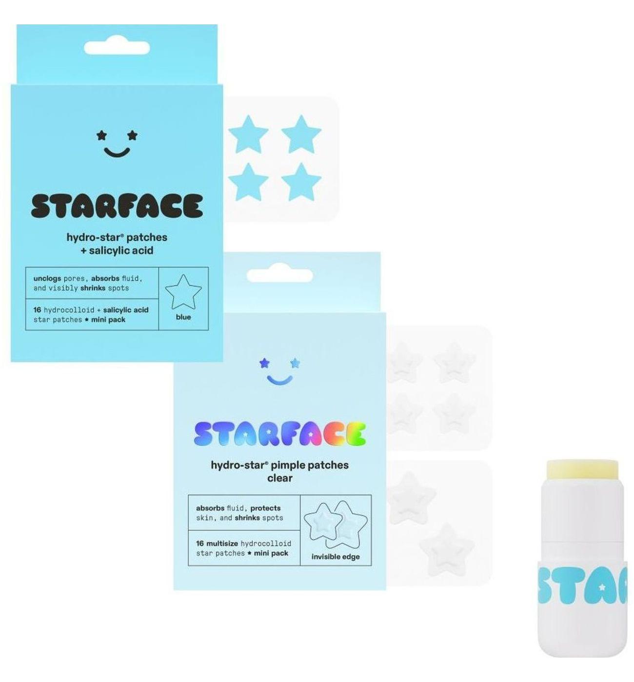 Starface The Big Lil Lip Balm & Hydro-Star Pimple Patches Gift Set ...