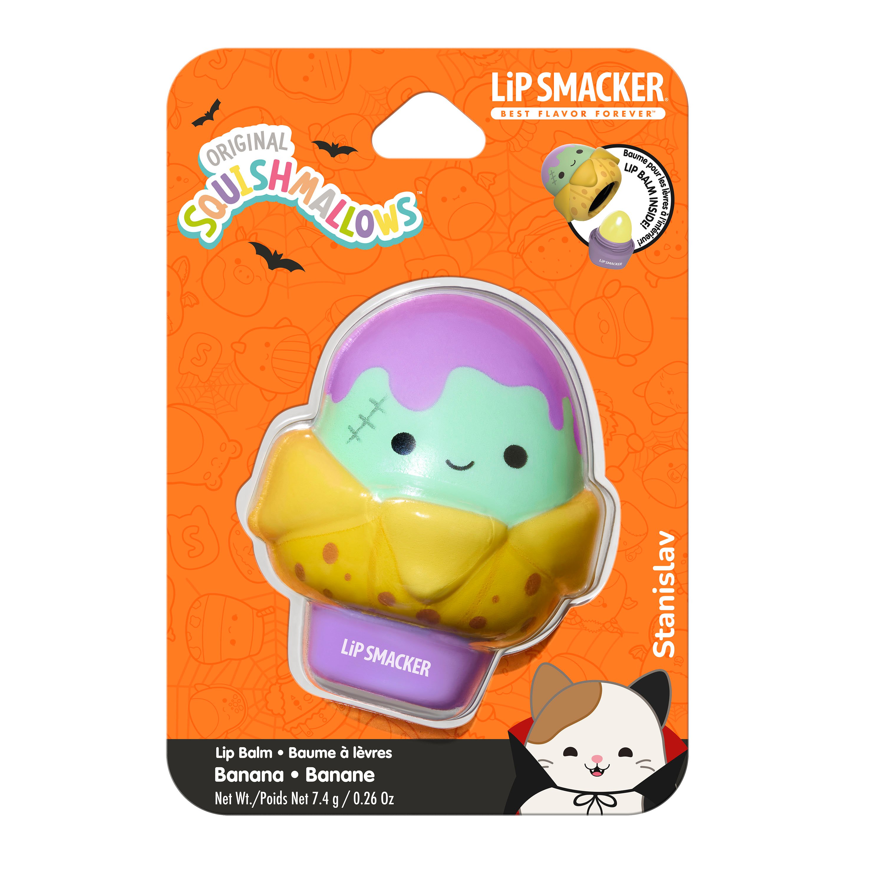 Lipsmakers Squishmallows Stanislav Zombie Lip Balm - Banana - Shop Lip ...