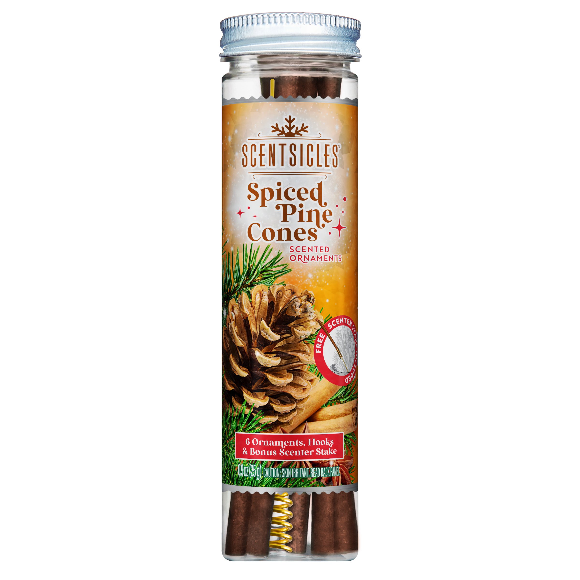 Scentsicles Spiced Pine Cones Scented Ornaments - Shop Seasonal decor ...
