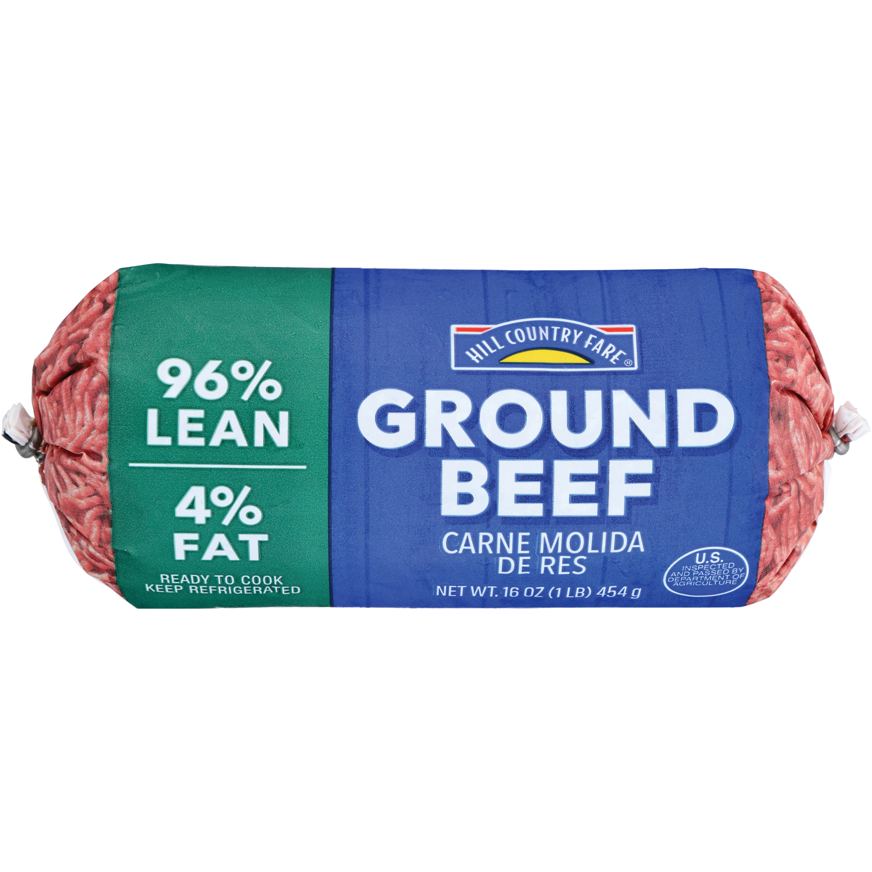 Hill Country Fare Ground Beef, 96% Lean, 1 lb | Joe V's Smart Shop ...