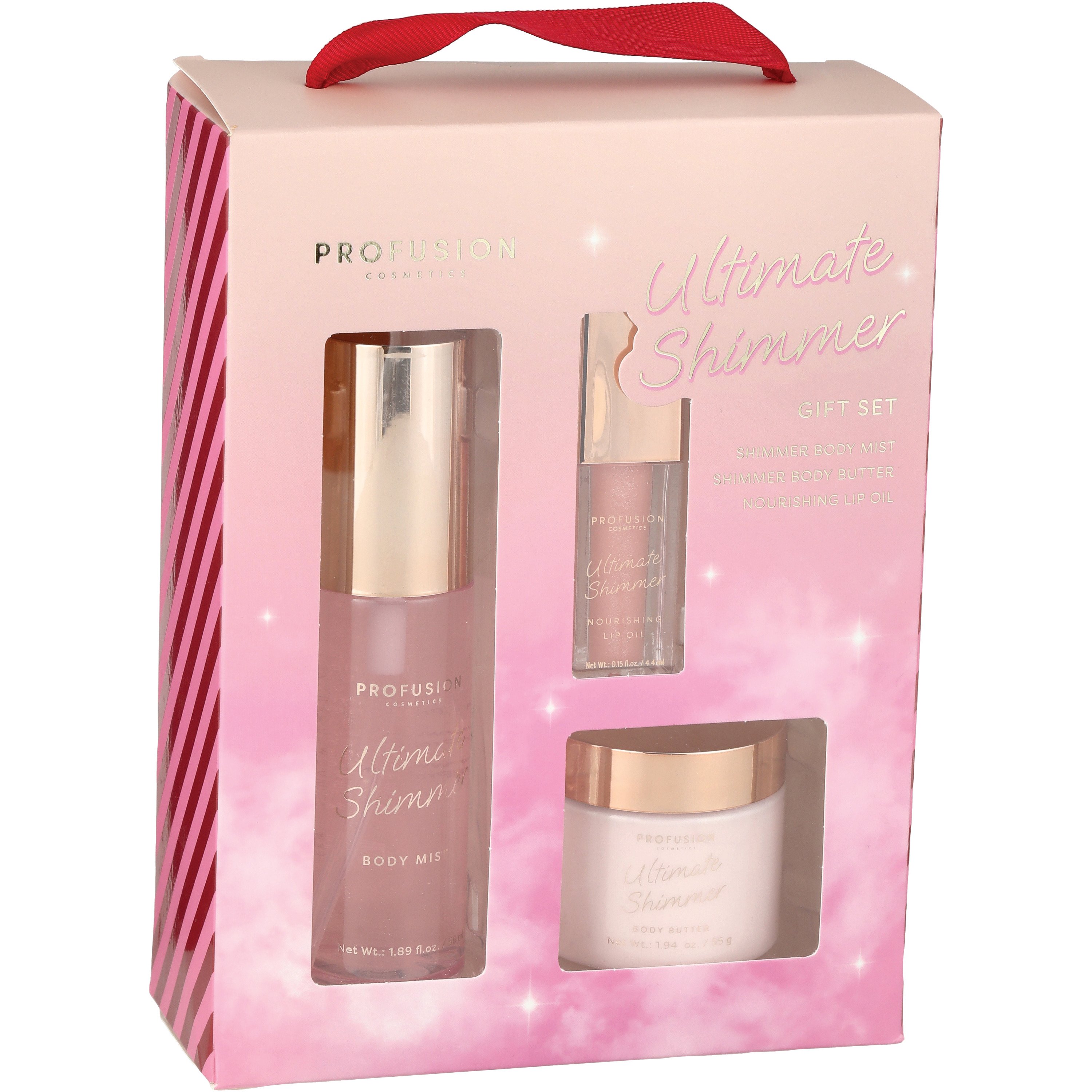 Profusion Cosmetics Ultimate Shimmer Body & Lip Gift Set - Shop Makeup ...