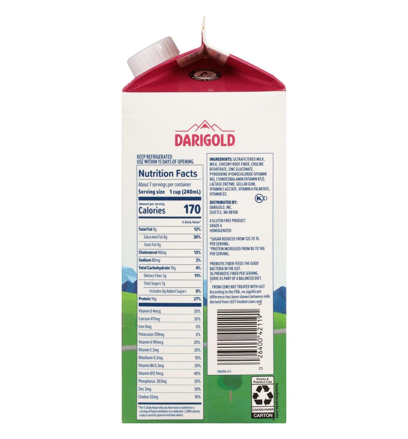 Darigold Nutrition Plus 14g Protein Whole Milk - Shop Milk at H-E-B