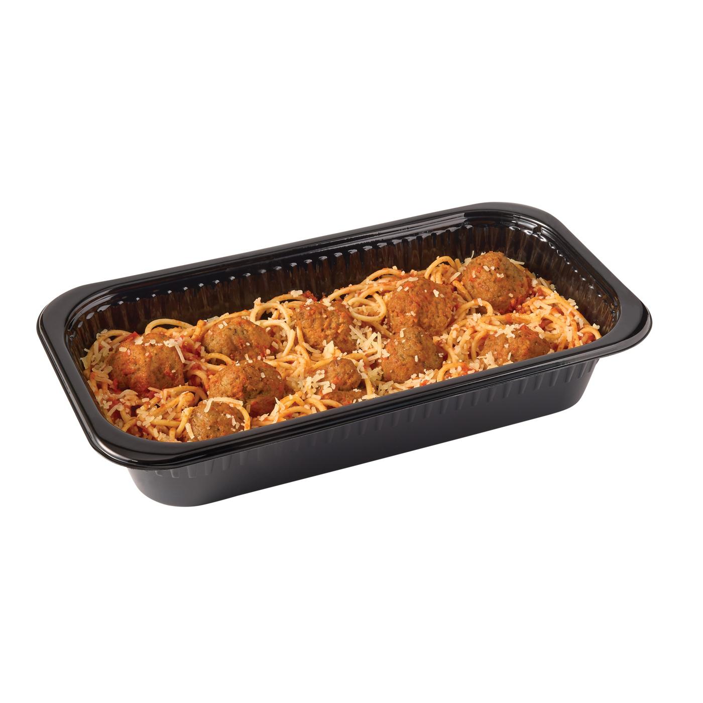 Meal Simple by H-E-B Spaghetti & Meatballs - Family Size - Shop Entrees ...