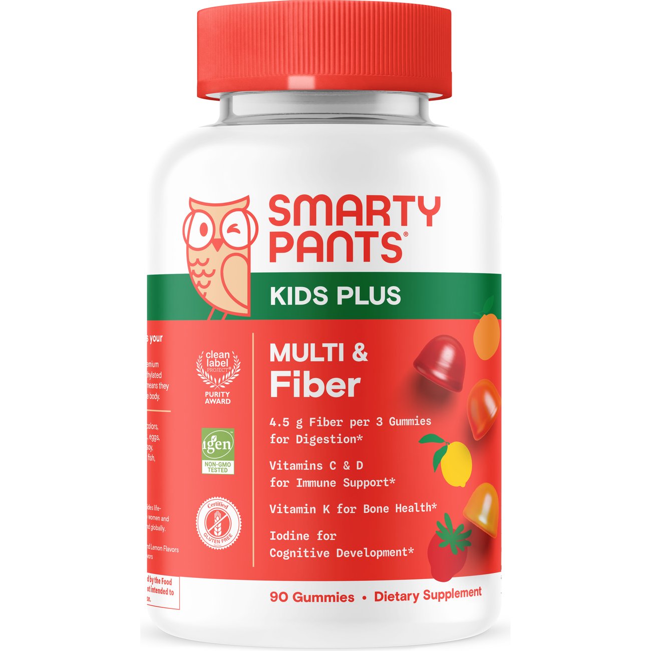 SmartyPants Kids Plus Multivitamin & Fiber Gummies - Shop Multivitamins ...