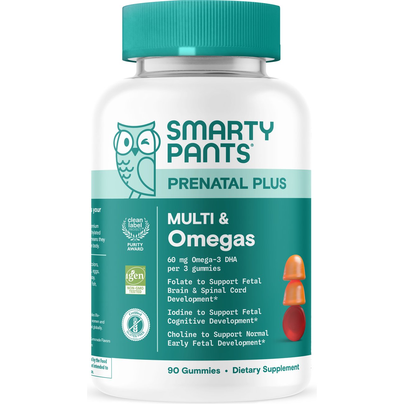 SmartyPants Prenatal Plus Multivitamin & Omegas Gummies - Shop ...
