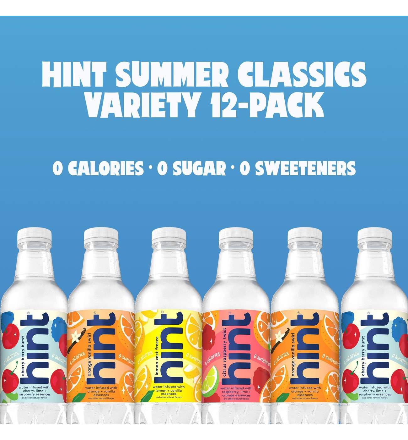 Hint Water Summer Variety 12 pk Bottles - Shop Sports & energy drinks ...