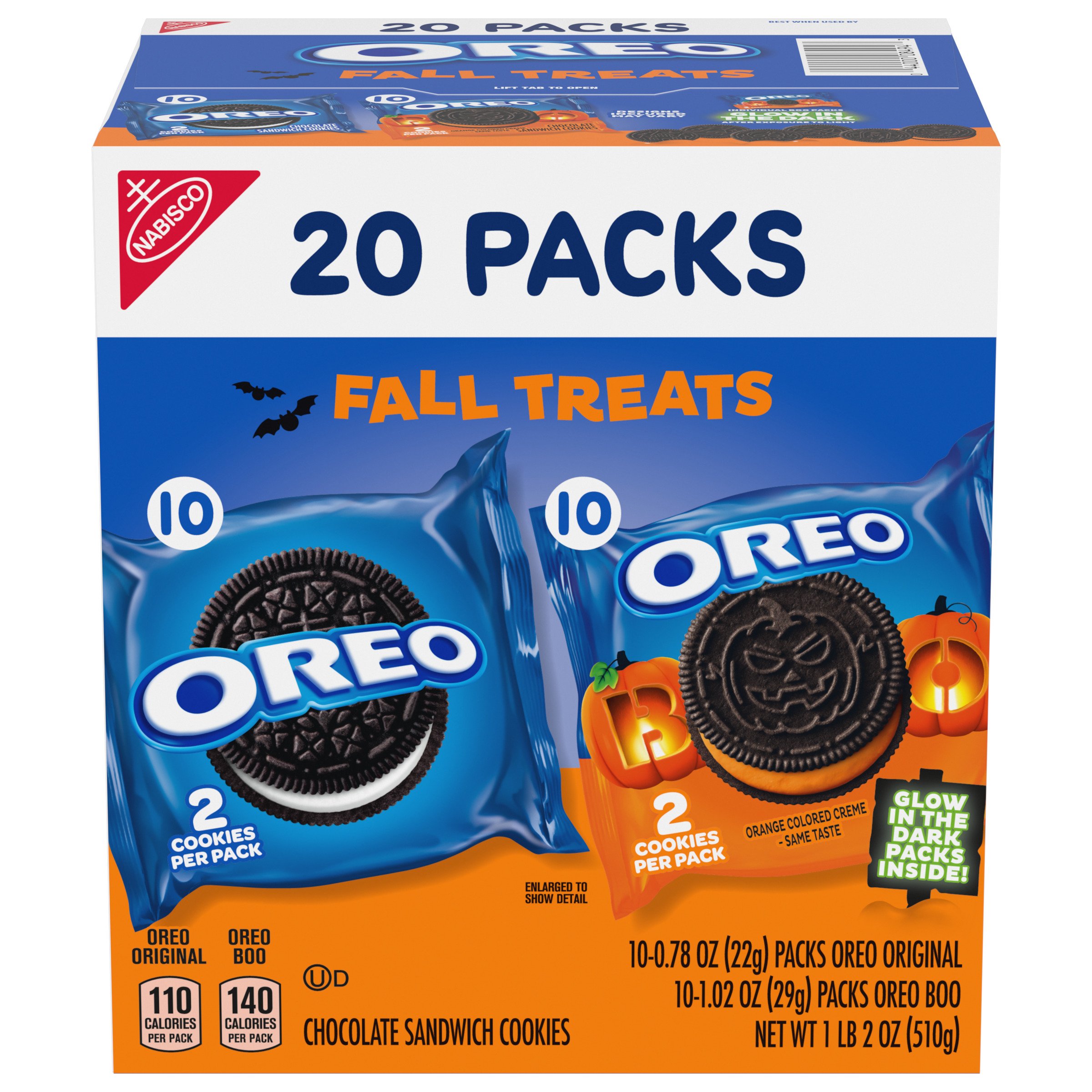 OREO Fall Treats Chocolate Sandwich Cookies - Shop Cookies at H-E-B