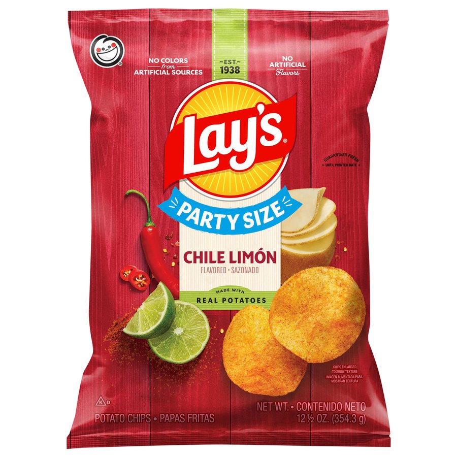 Lay's Chile Limón Potato Chips - Party Size - Shop Chips at H-E-B