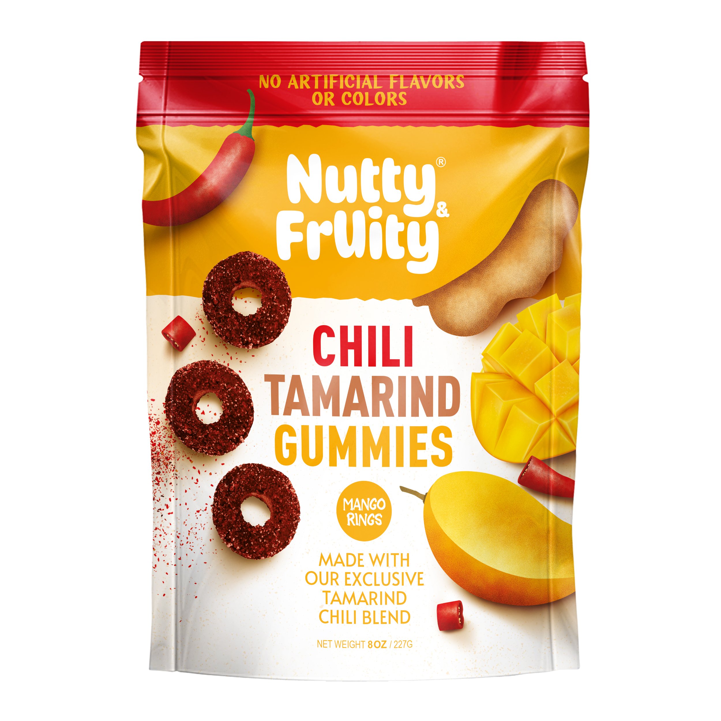 Nutty & Fruity Chili Tamarind Mango Gummies - Shop Candy at H-E-B