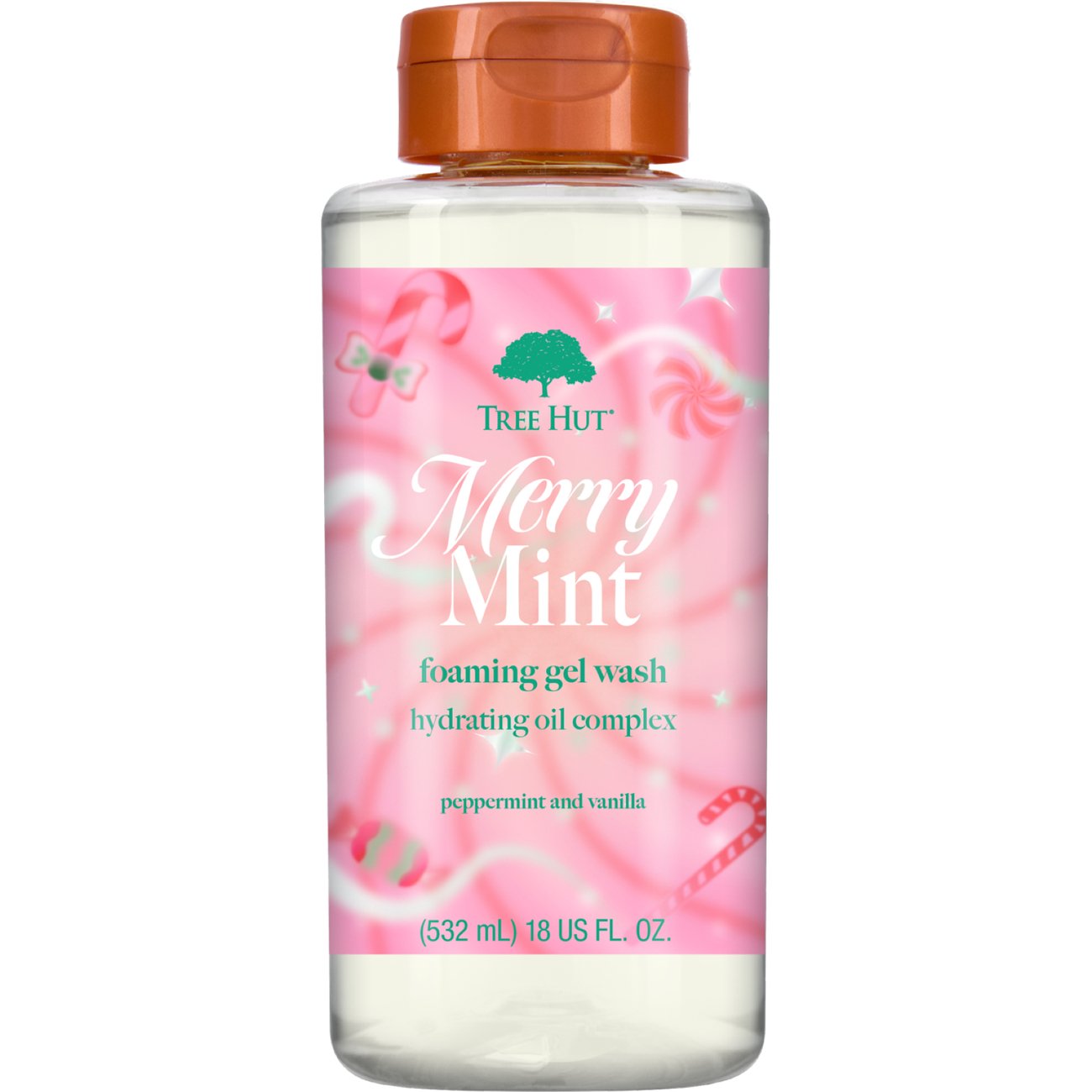 Tree Hut Foaming Gel Wash - Merry Mint - Shop Body wash at H-E-B
