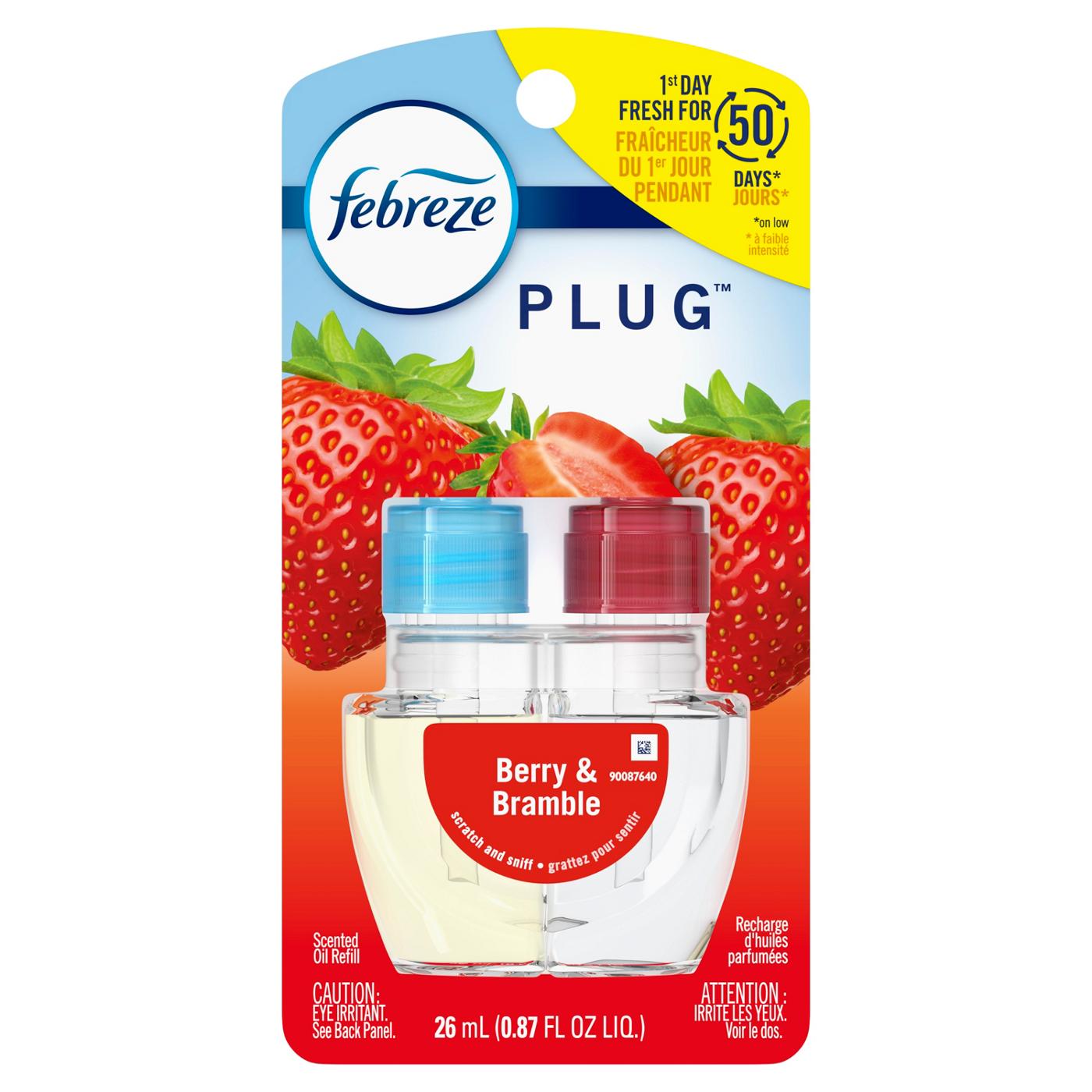 Febreze Plug In Air Freshener Scented Oil Refill - Berry Bramble - Shop ...