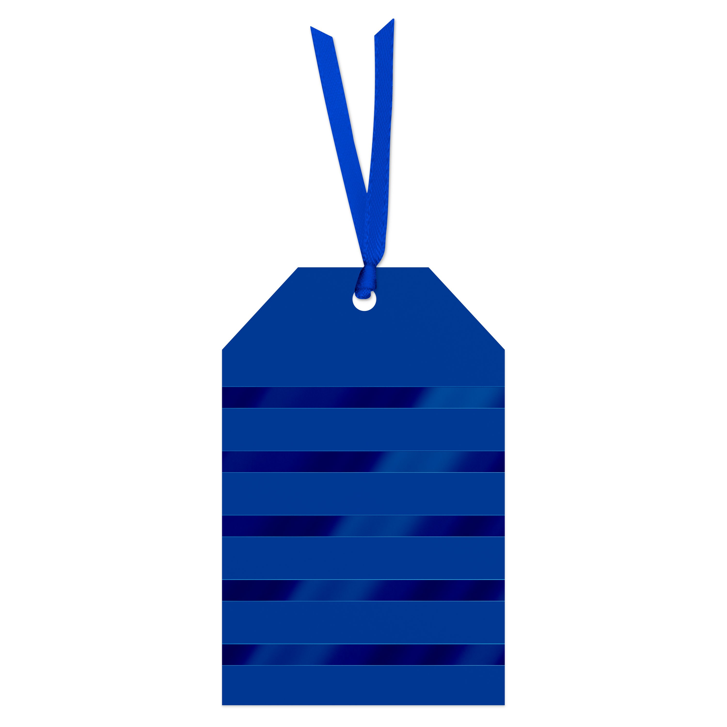 American Greetings Blue Stripes Gift Enclosure Greeting Card Tag - Shop ...