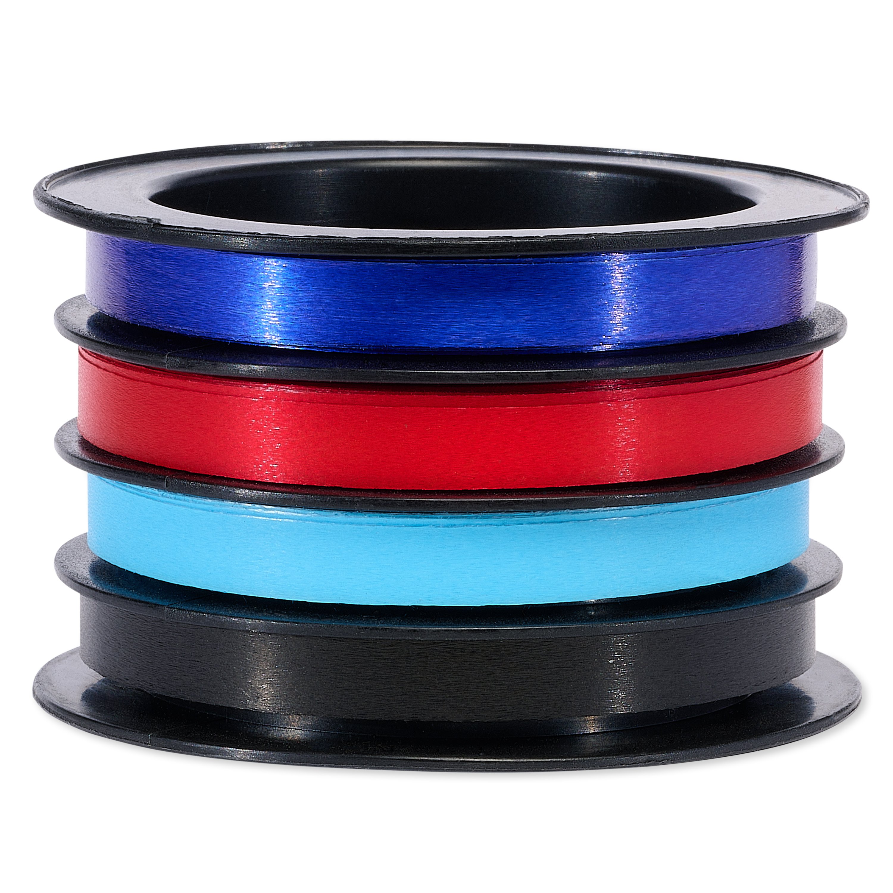 American Greetings Curling Poly Ribbon - Blue, Red, Aqua, Black - Shop ...