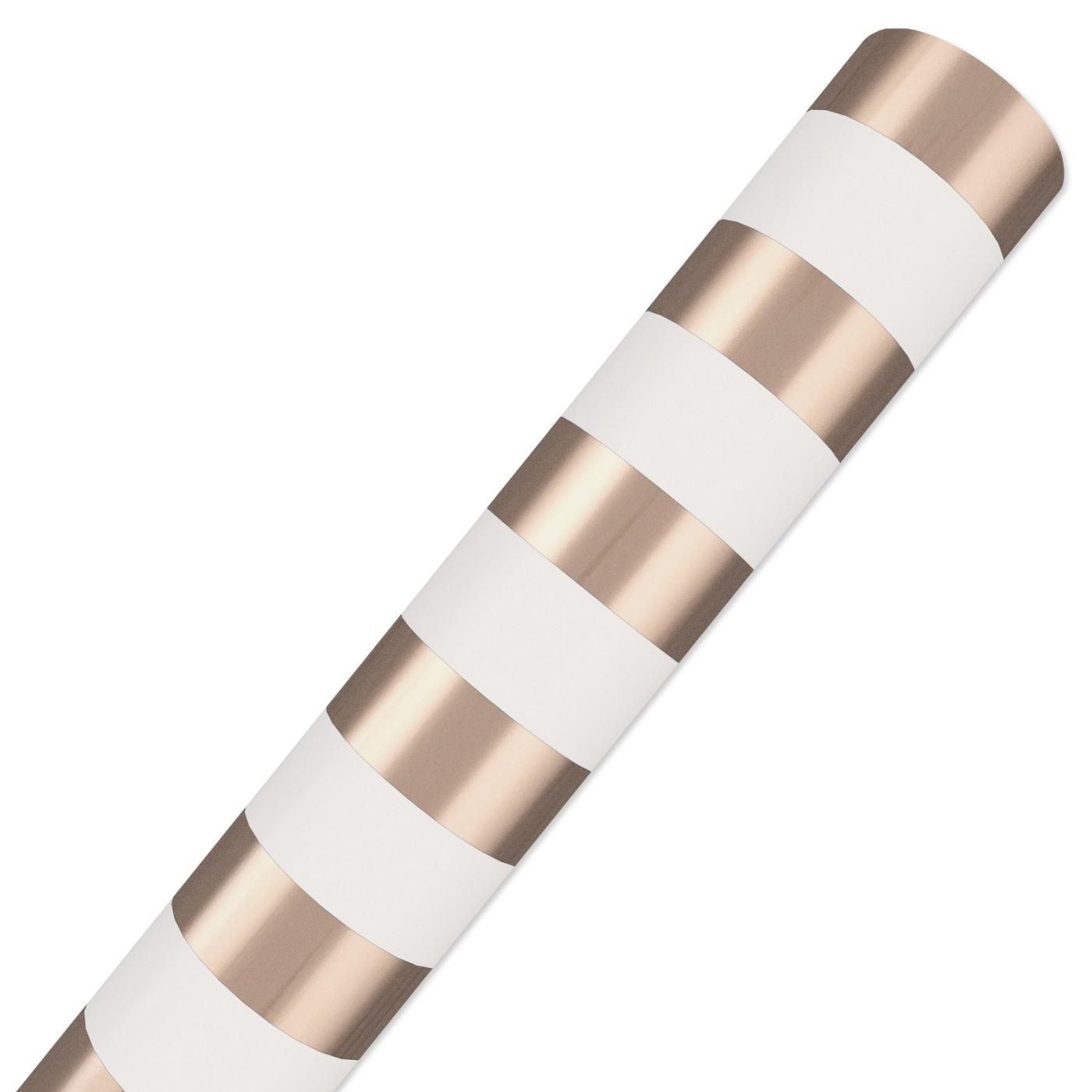 American Greetings Stripes Wedding or Engagement Foil Wrapping Paper ...