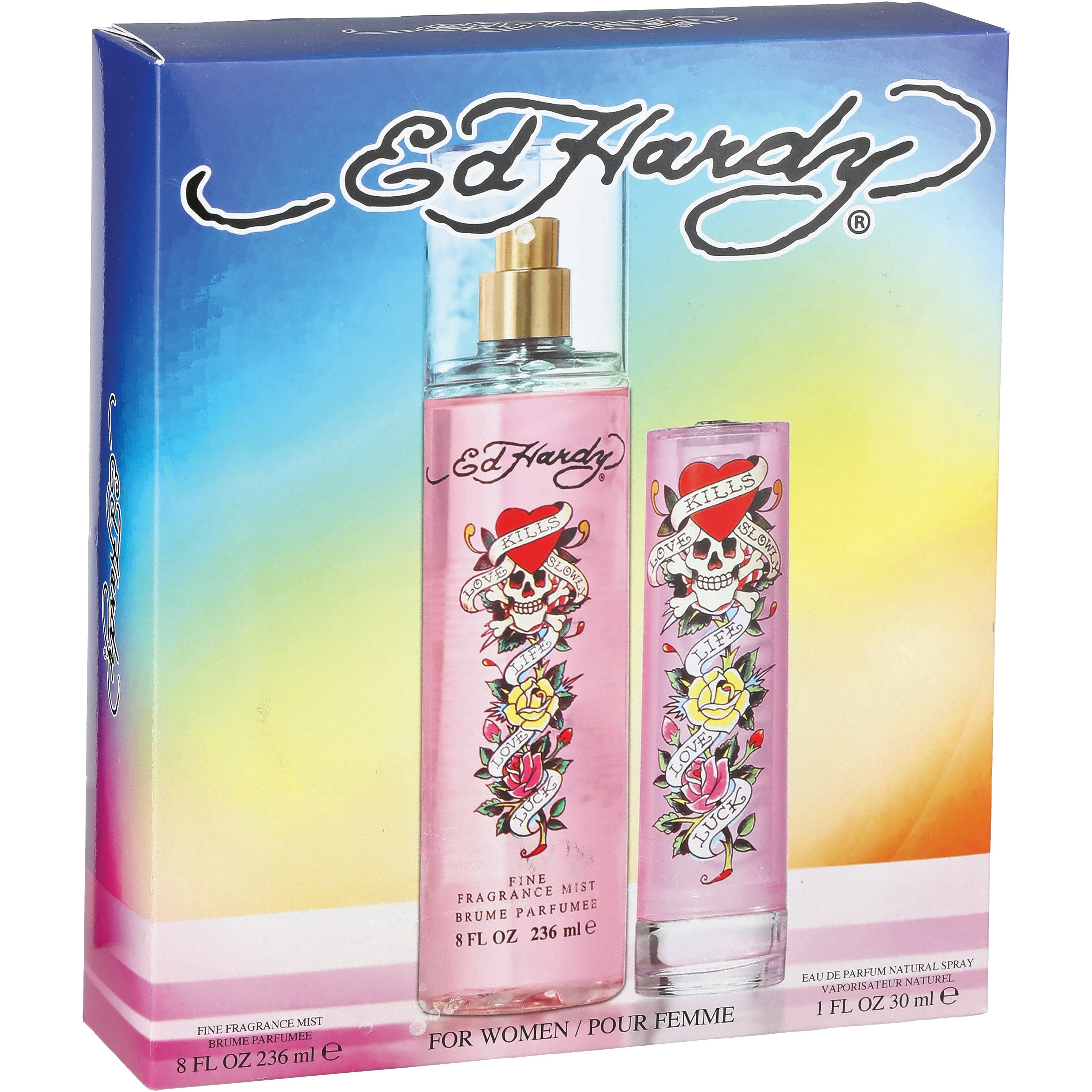 Ed Hardy Women's 2 Piece Fragrance Mist Gift Set - Shop Fragrance at H-E-B