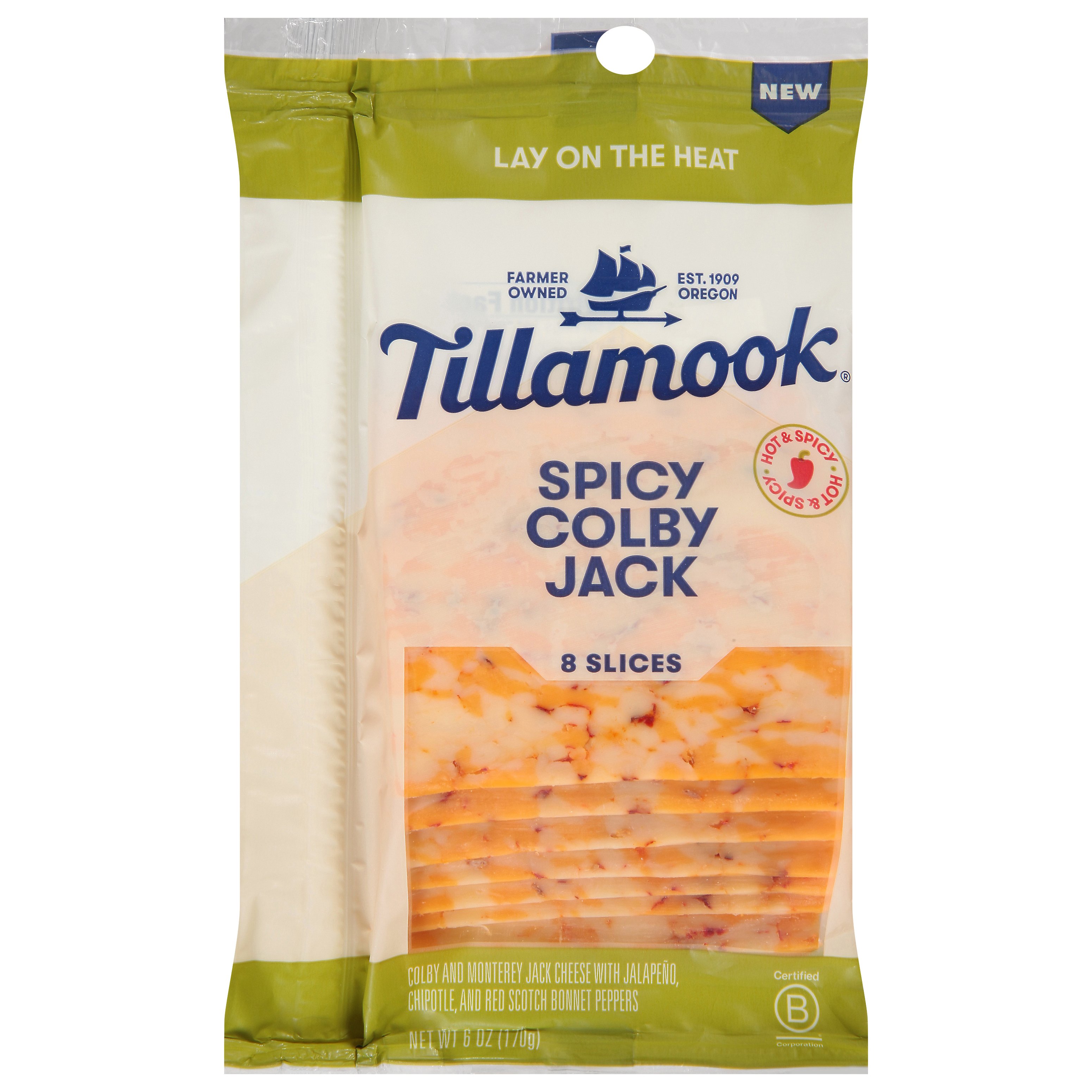 Tillamook Spicy Colby Jack Slices - Shop Cheese at H-E-B
