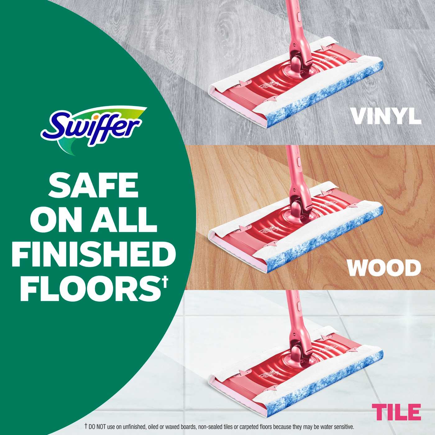 Swiffer Wicked Limited Edition Sweep & Mop Deluxe Sweeping Kit - Pink ...