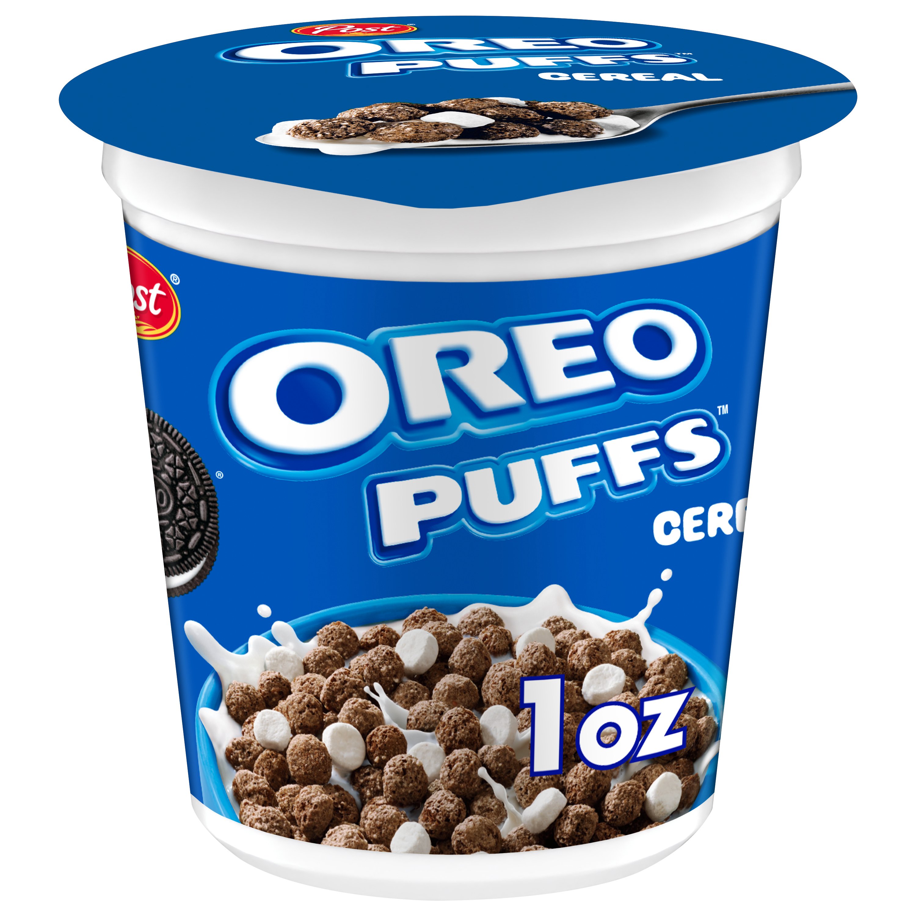 Post Oreo Puffs Cereal Cup - Shop Cereal at H-E-B