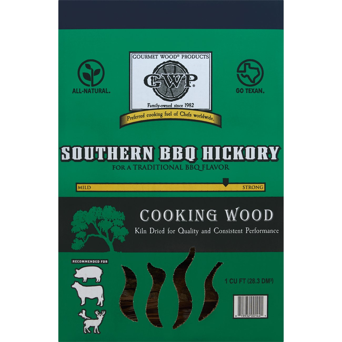 Gourmet Wood Products Southern BBQ Hickory Cooking Wood - Shop Charcoal ...