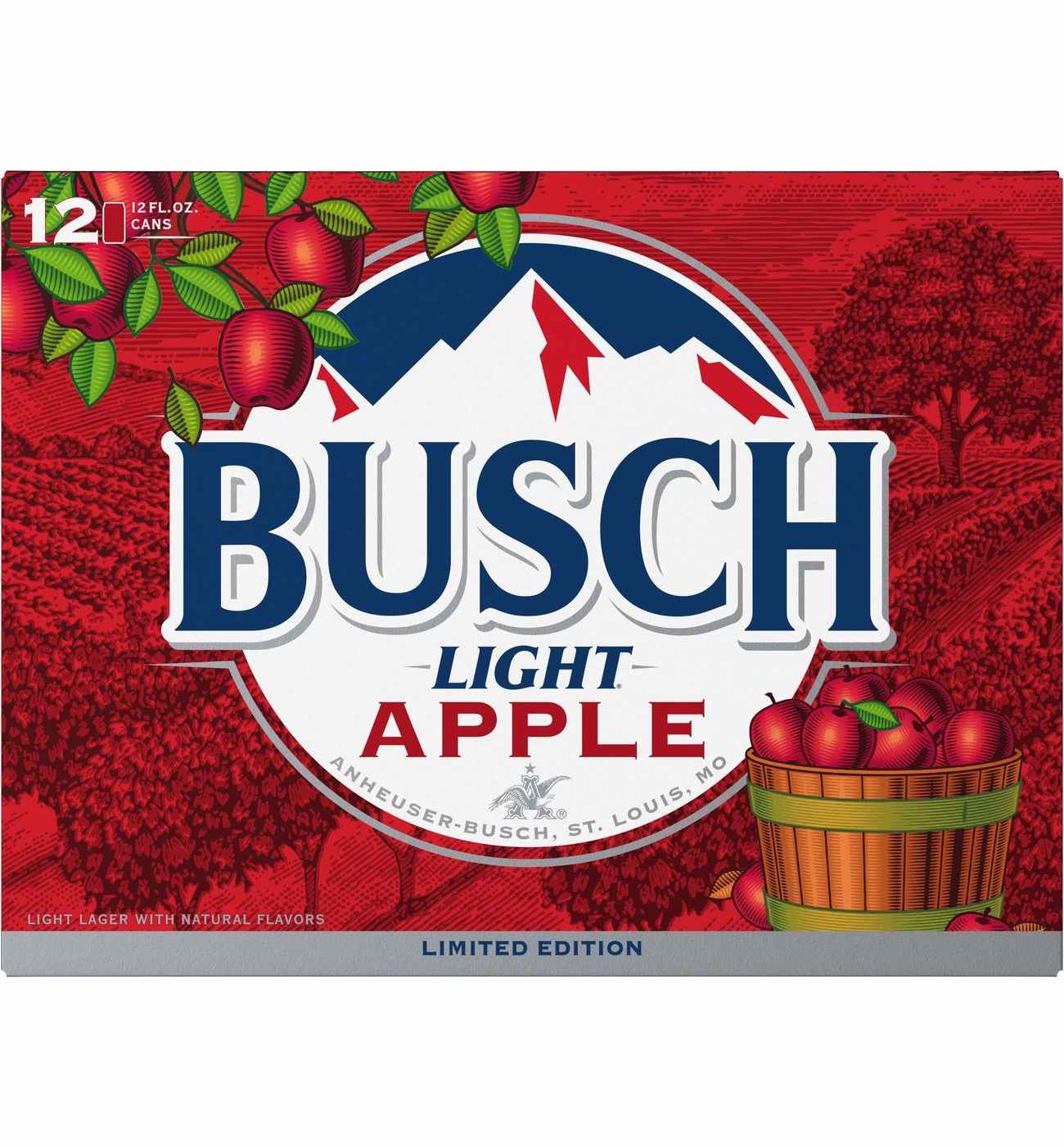 Busch Light Apple Lager Beer 12 pk Cans - Shop Beer at H-E-B