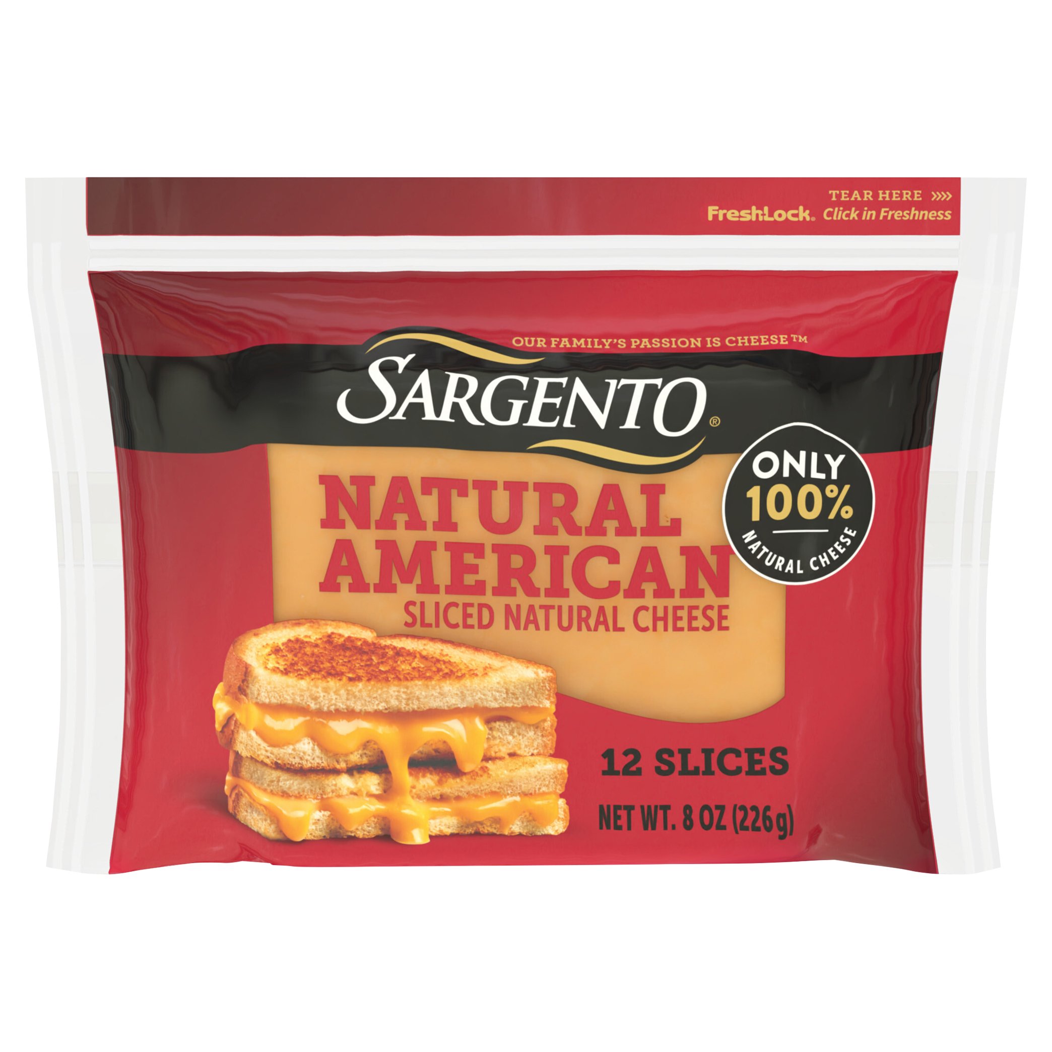 Sargento Natural American Cheese Slices - Shop Cheese at H-E-B