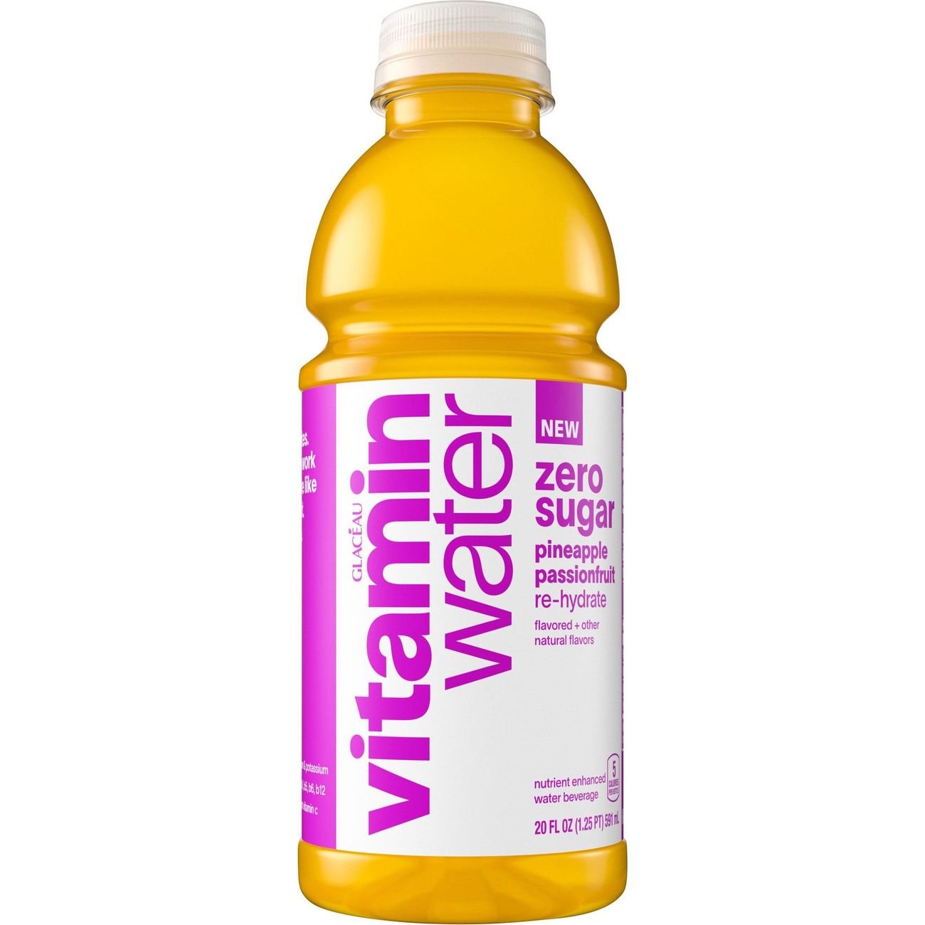 Glaceau Vitaminwater Zero Sugar Nutrient Enhanced Water Beverage ...